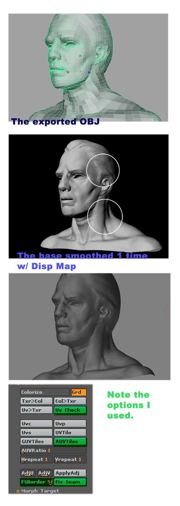 displacement maps seam - ZBrushCentral