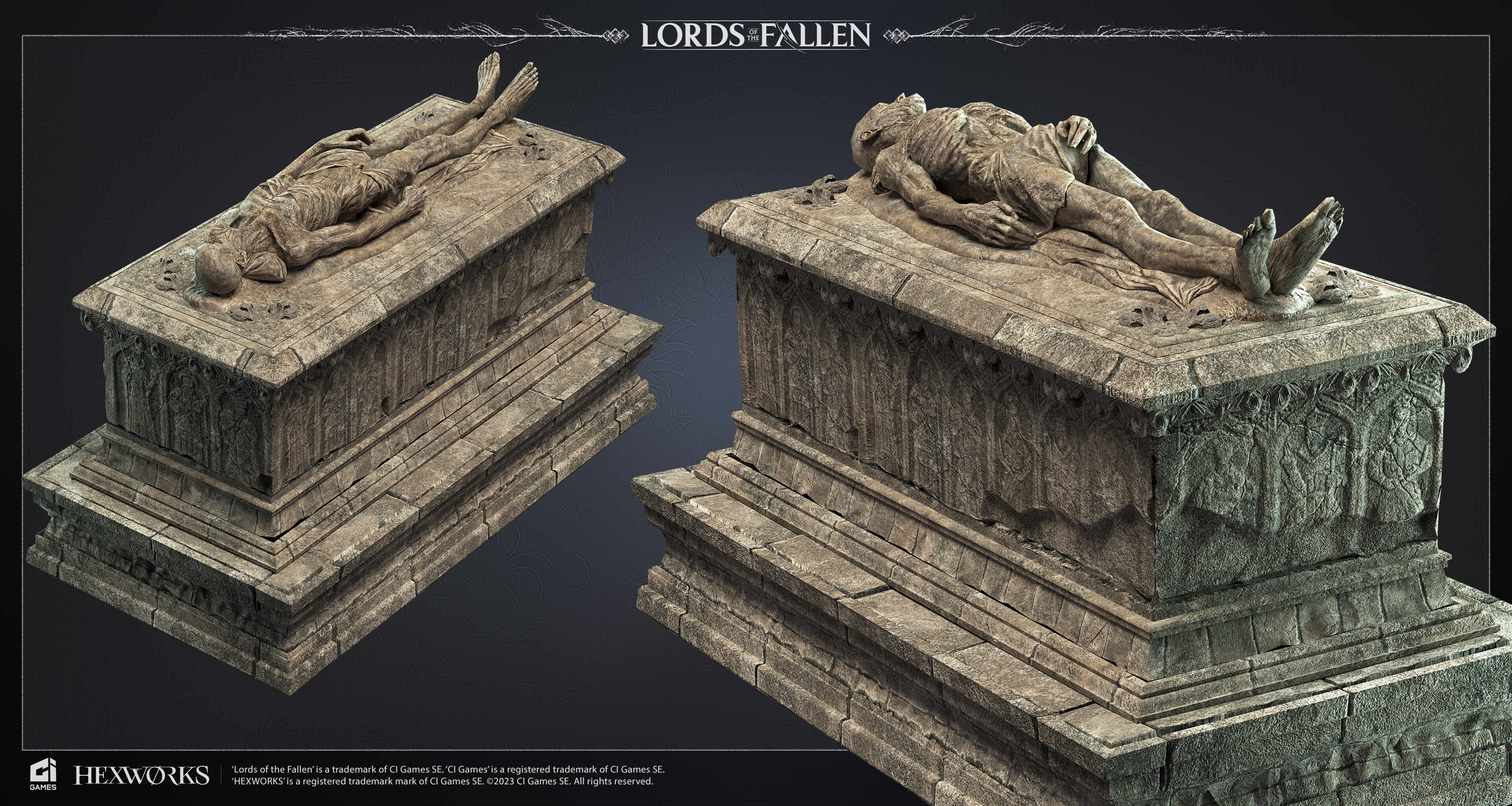 Lords of the Fallen - SkyWalk Bridge Tombs - ZBrushCentral