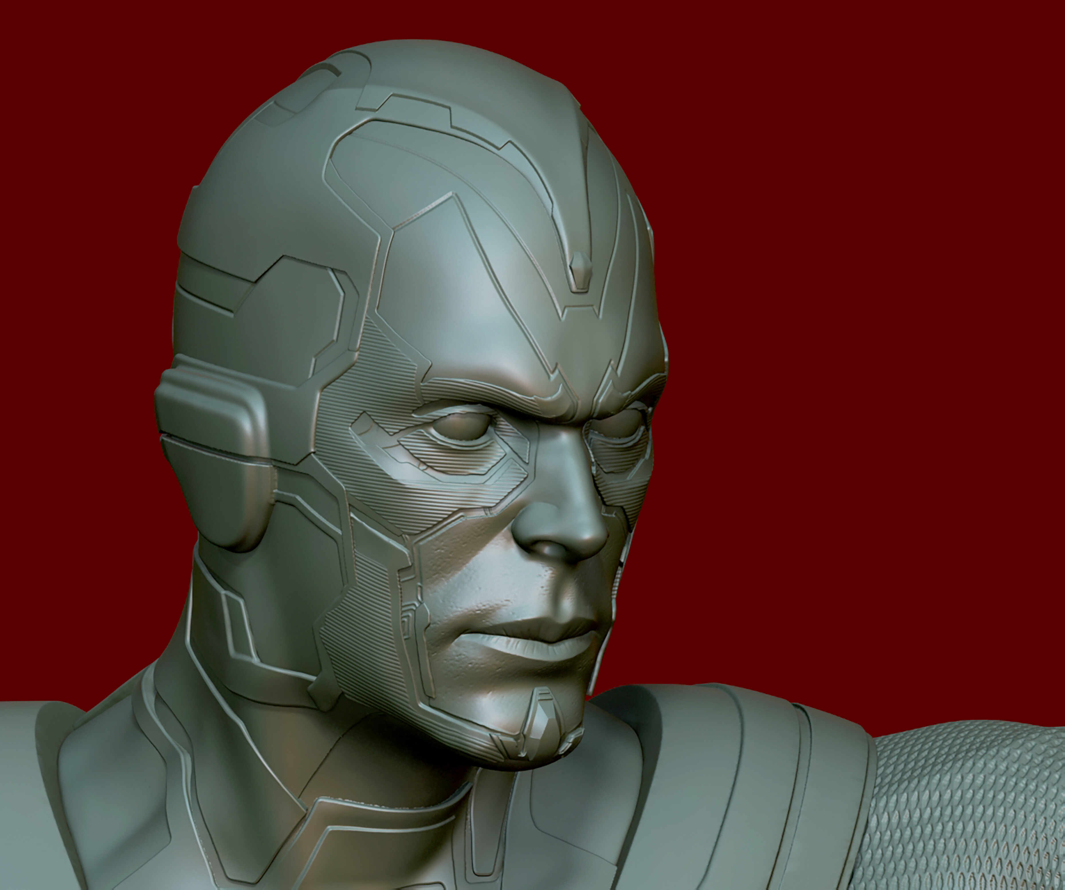 WandaVision Vision Mini-Bust for Gentle Giant Ltd and Diamond Select ...