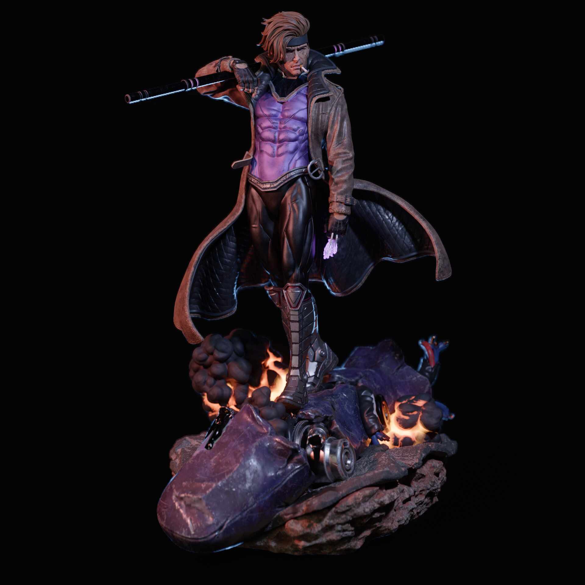 Gambit - Fan Art - ZBrushCentral