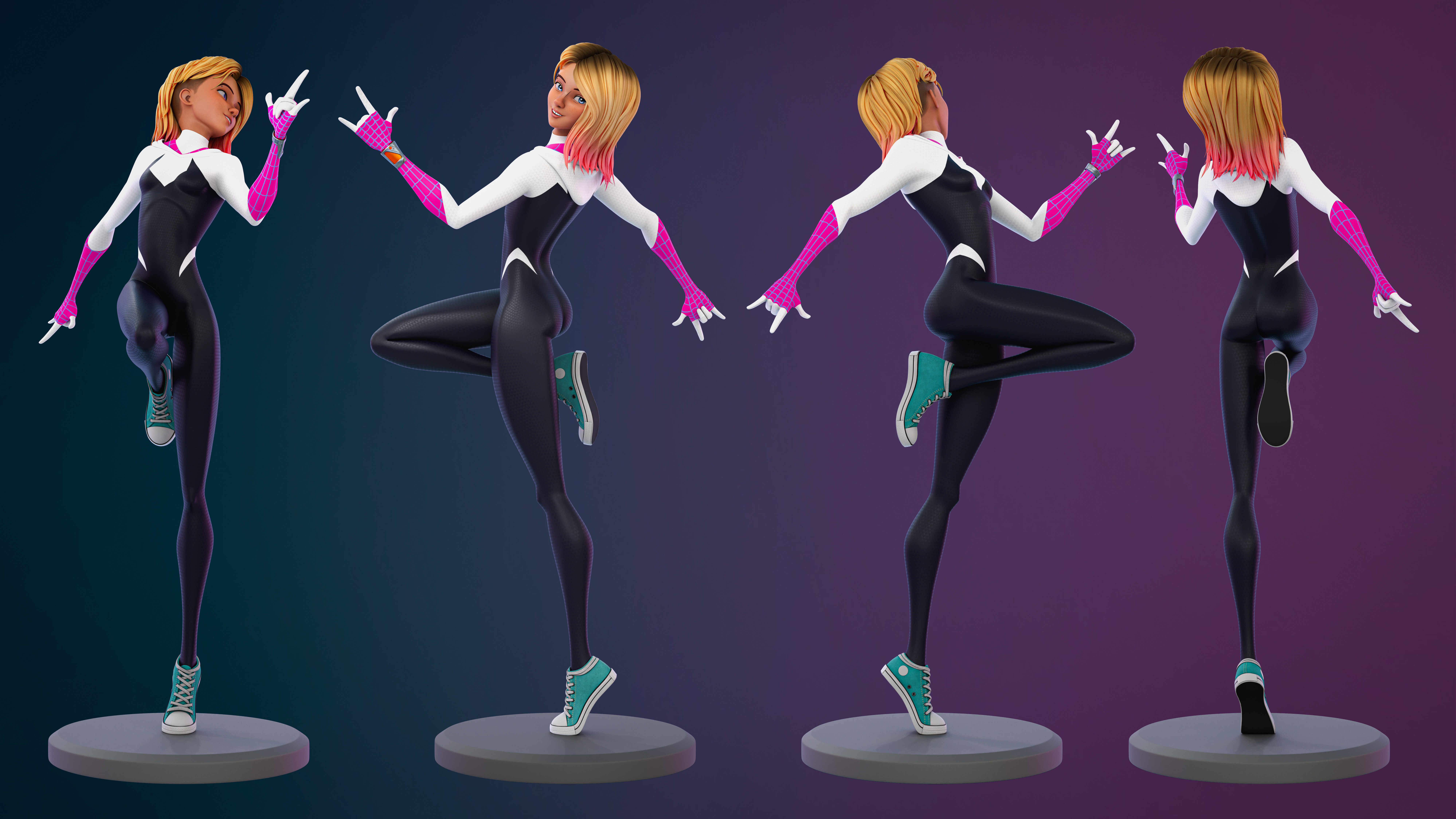 Gwen Stacy - fanart - ZBrushCentral