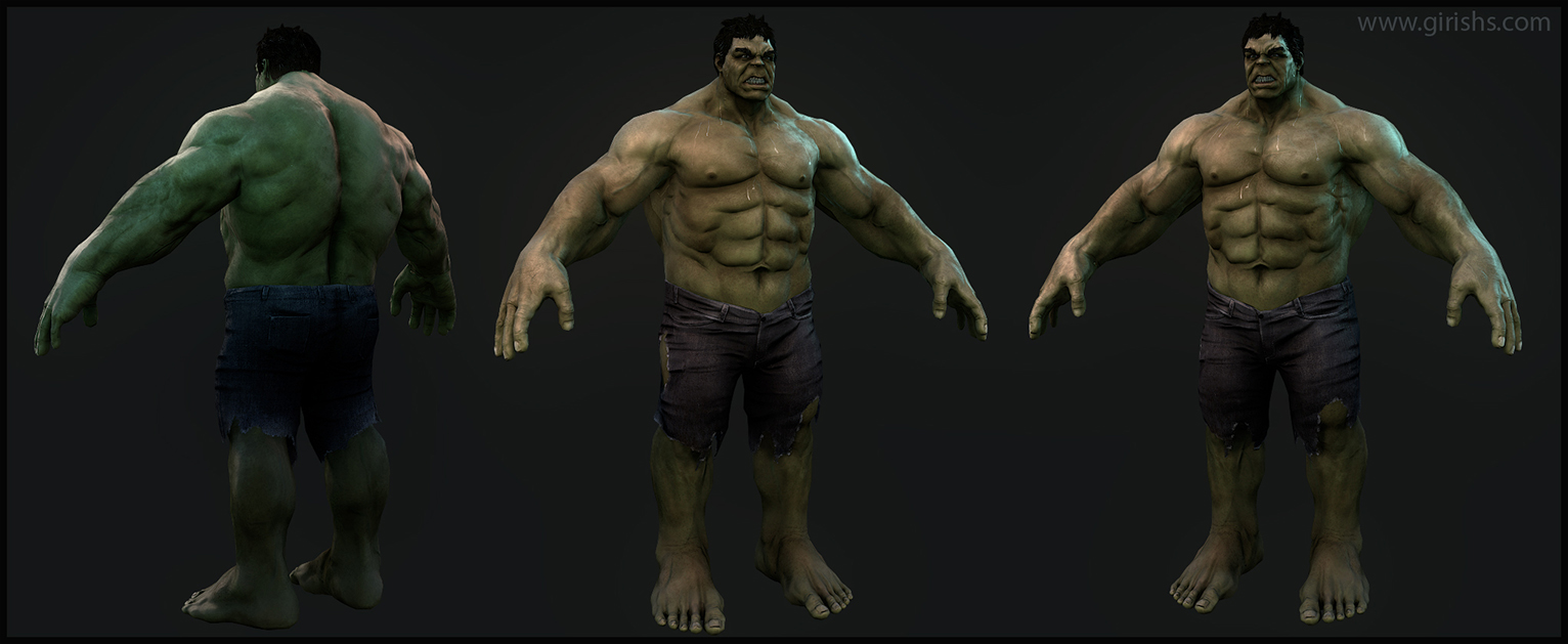 Hulk- Inspired from Avengers - ZBrushCentral