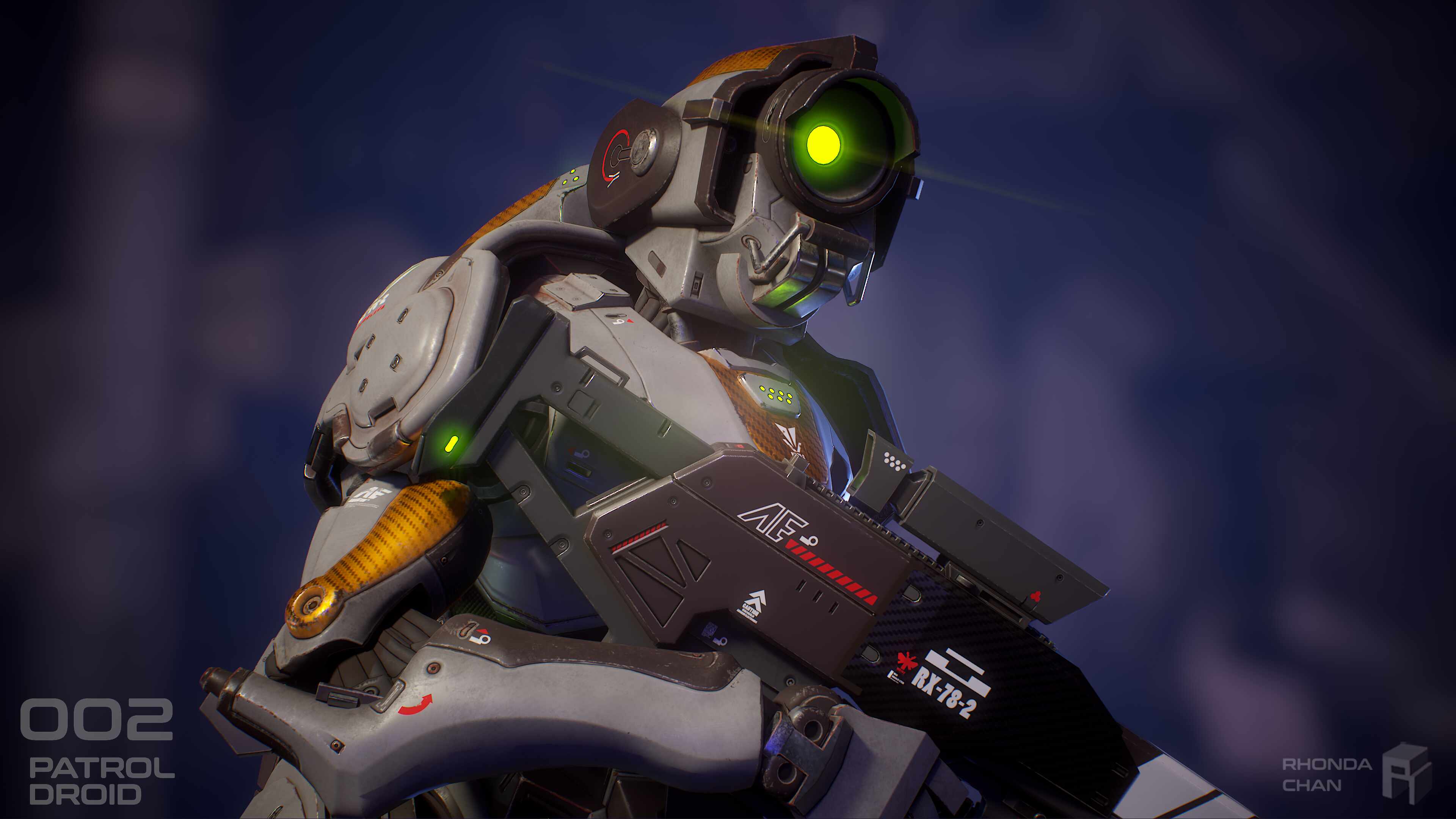Patrol Droid (Textured) - ZBrushCentral