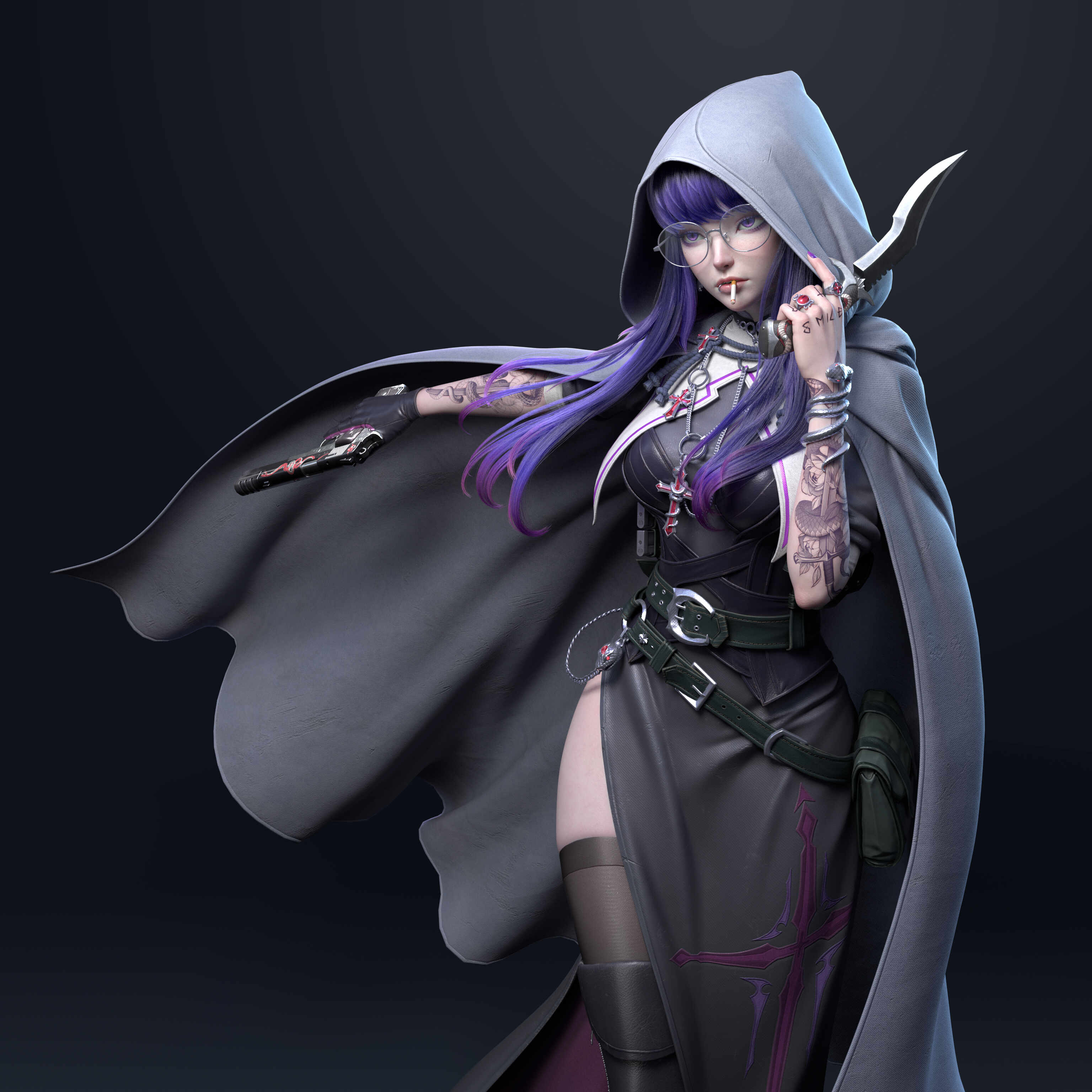 Assassin nun - ZBrushCentral