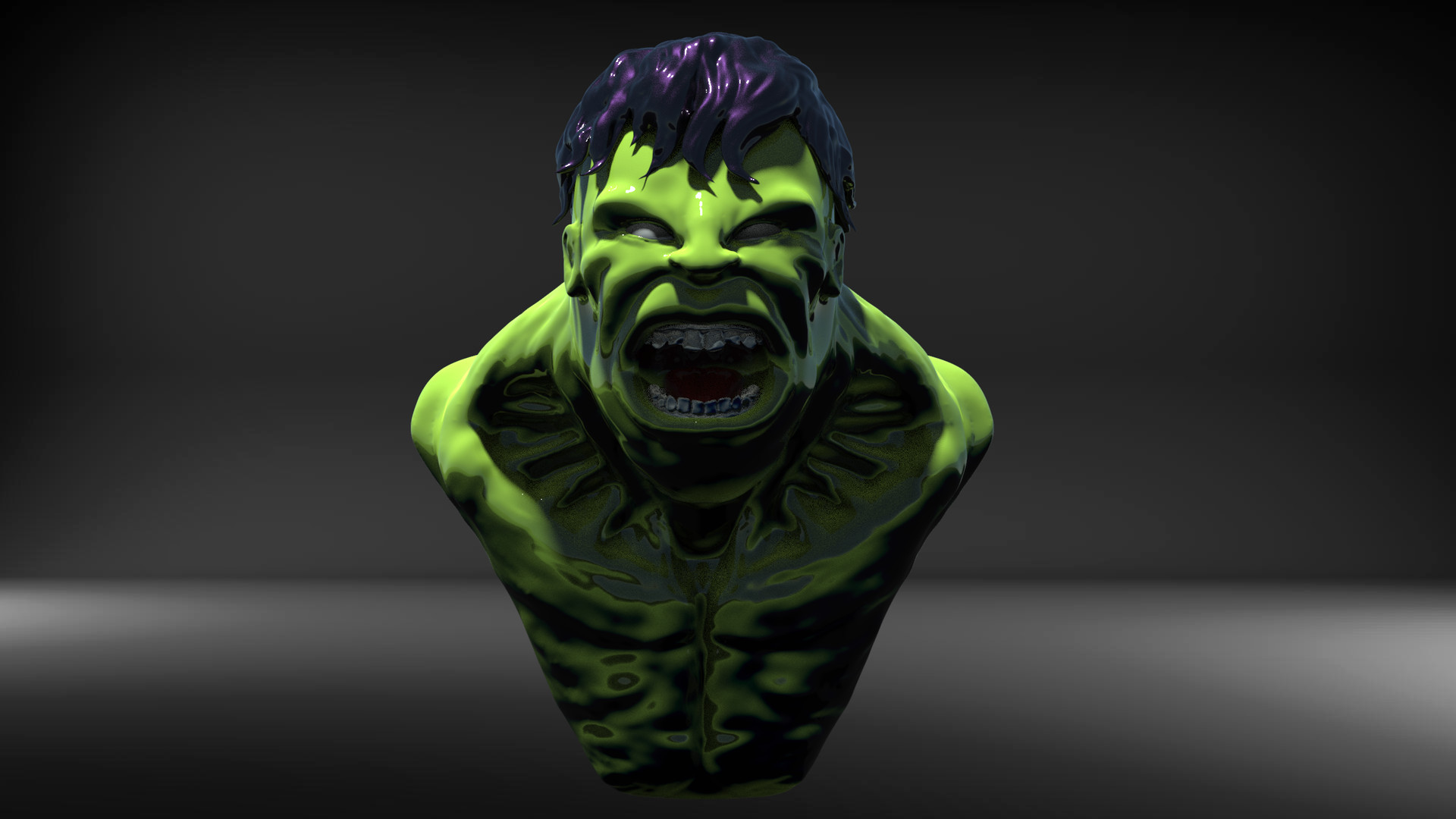 Angry Hulk Portrait - ZBrushCentral