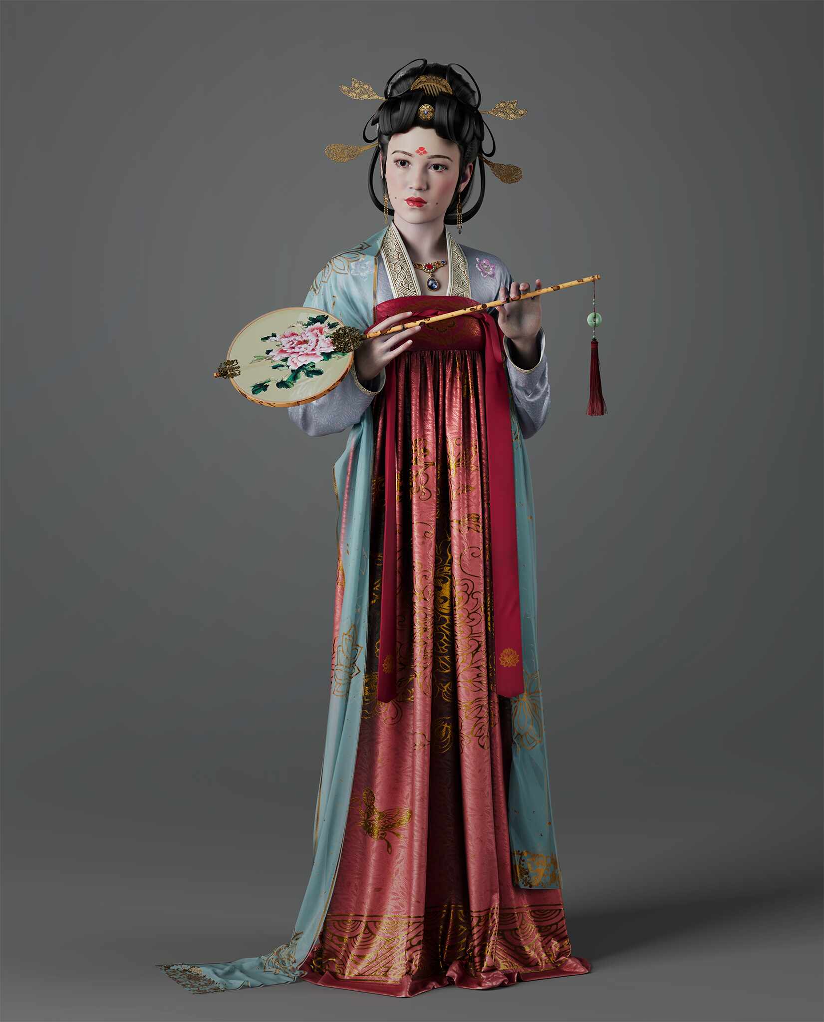 Tang Costume yangyutong2023 - ZBrushCentral