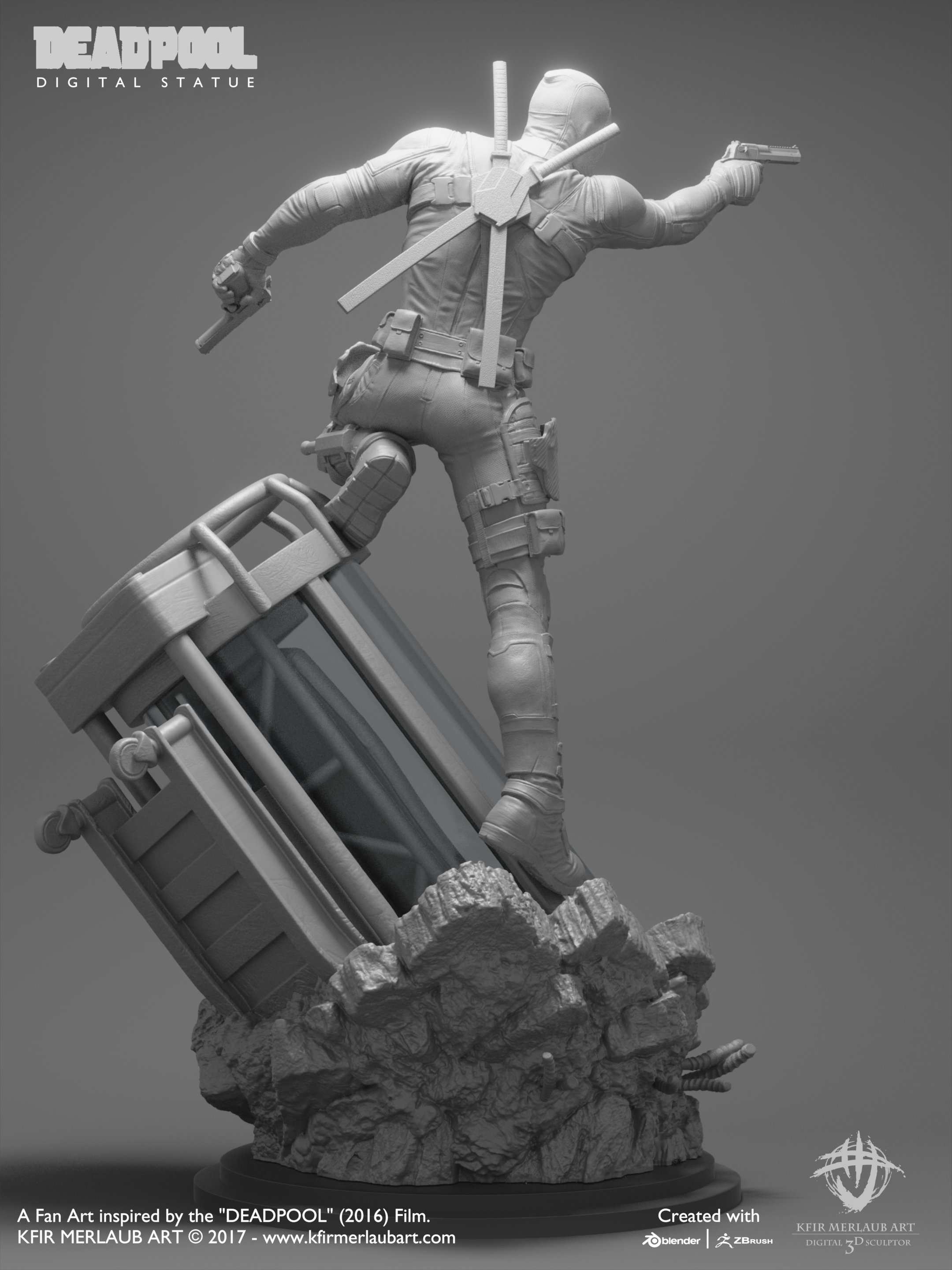 Deadpool Statue | Kfir Merlaub Art - ZBrushCentral