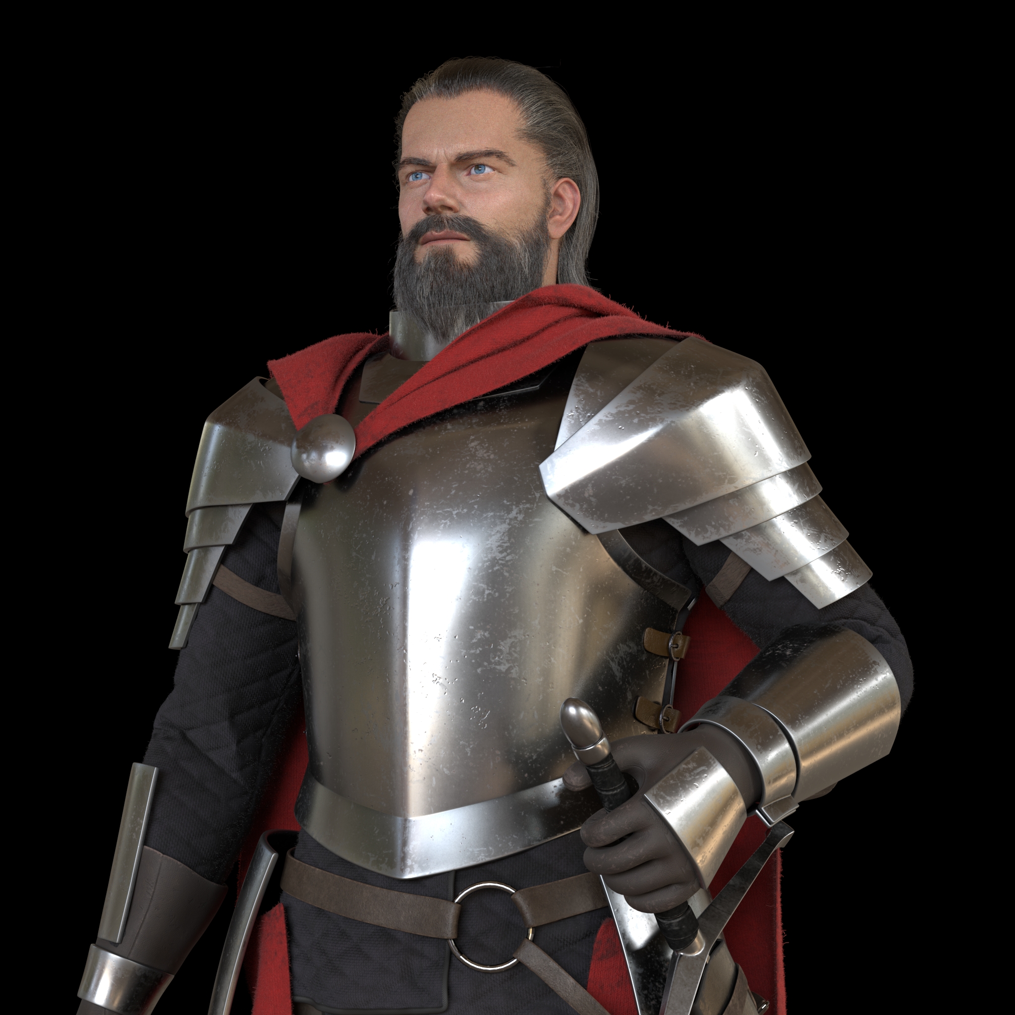 Knight Portrait - ZBrushCentral