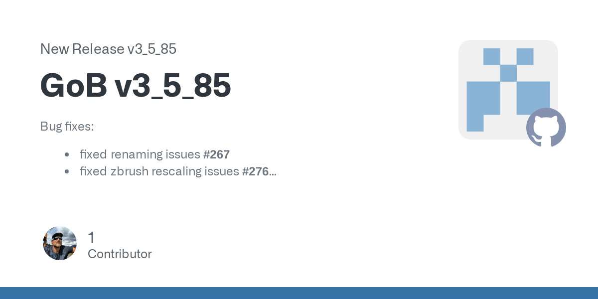 GoB: an unofficial GoZ for Blender. - #474 by kromar - ZBrushCentral