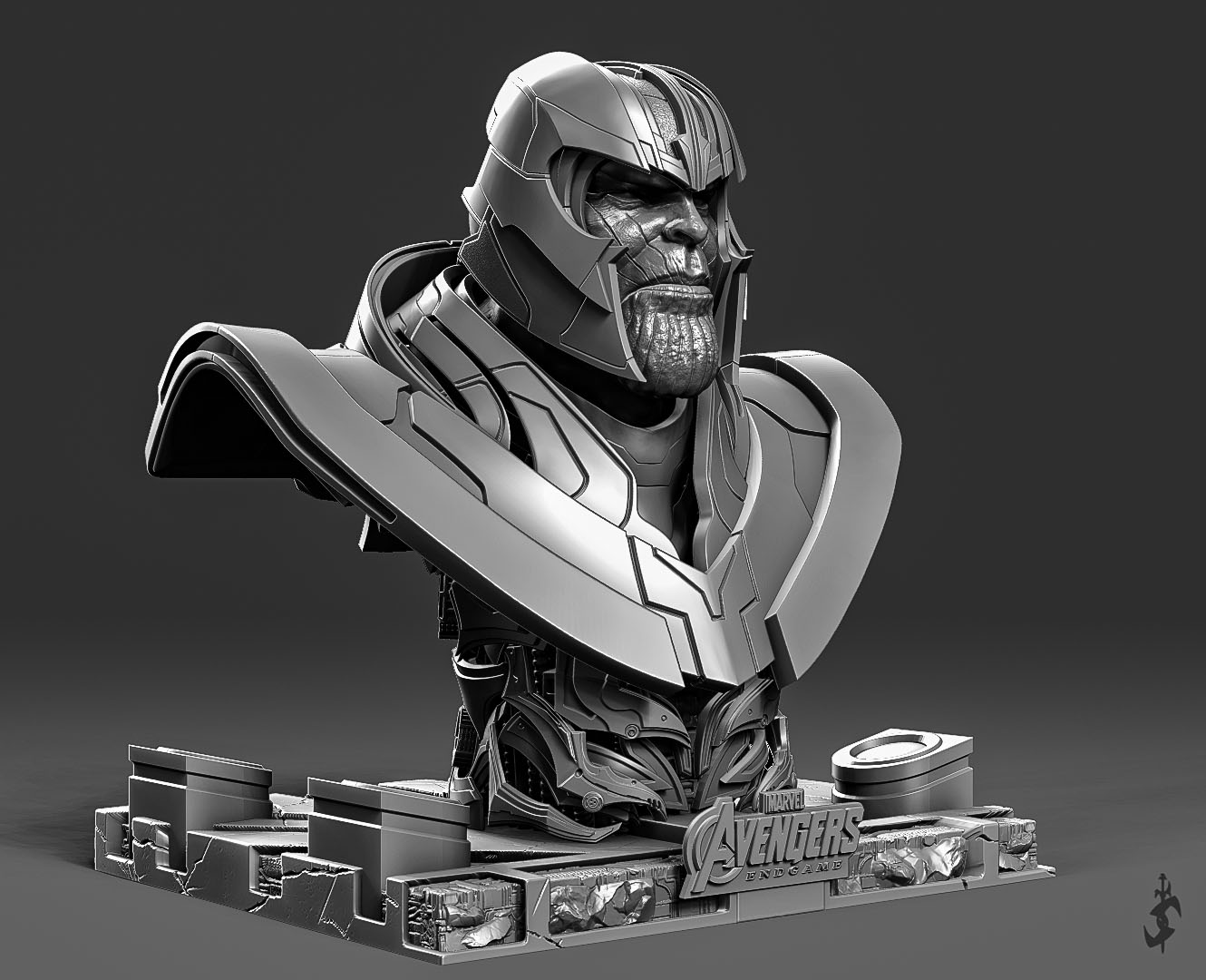Thanos Fan Art Zbrushcentral