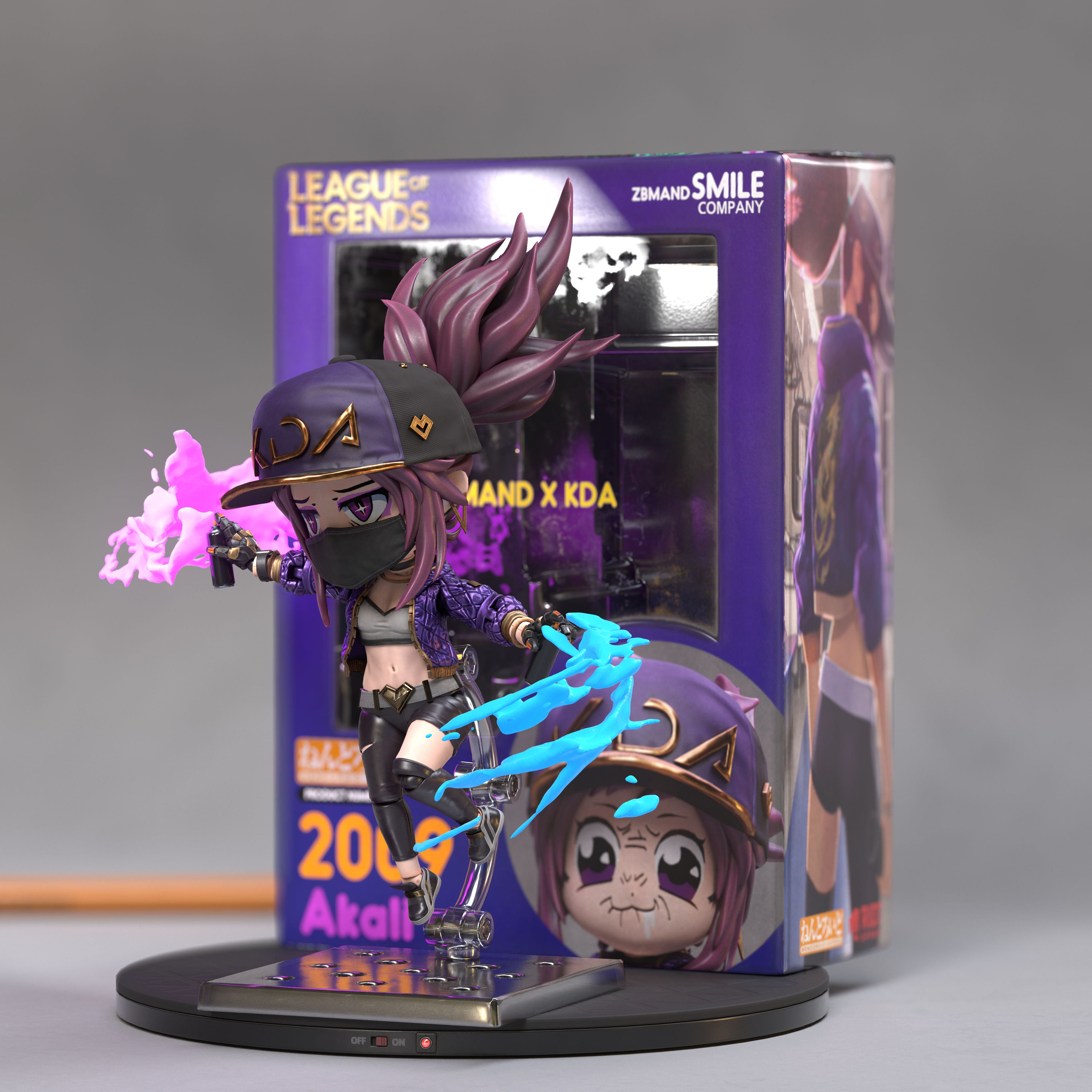 Pop Star KDA Akali fan art_League of Legends - ZBrushCentral