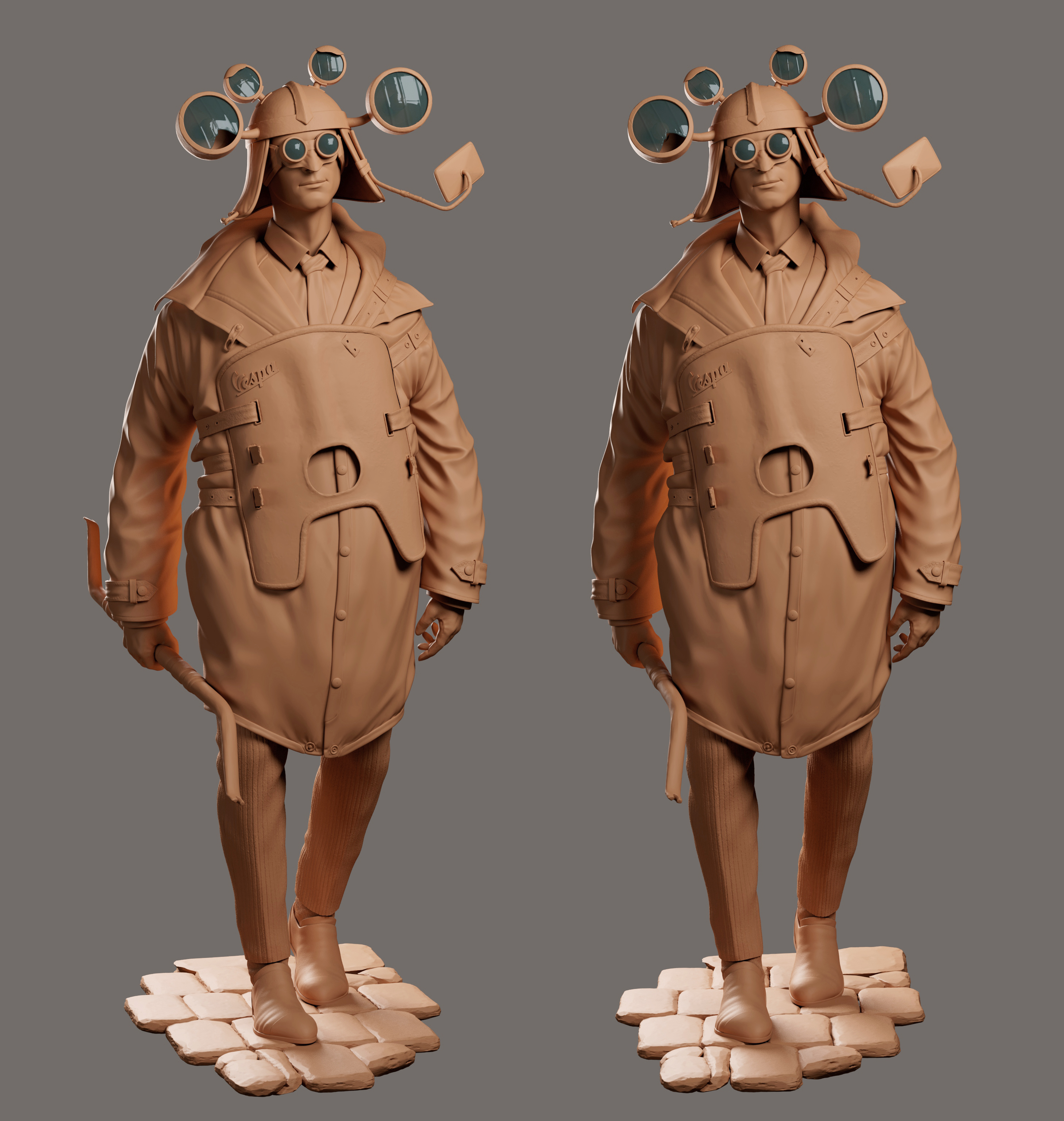 Fallout Concept Character - ZBrushCentral