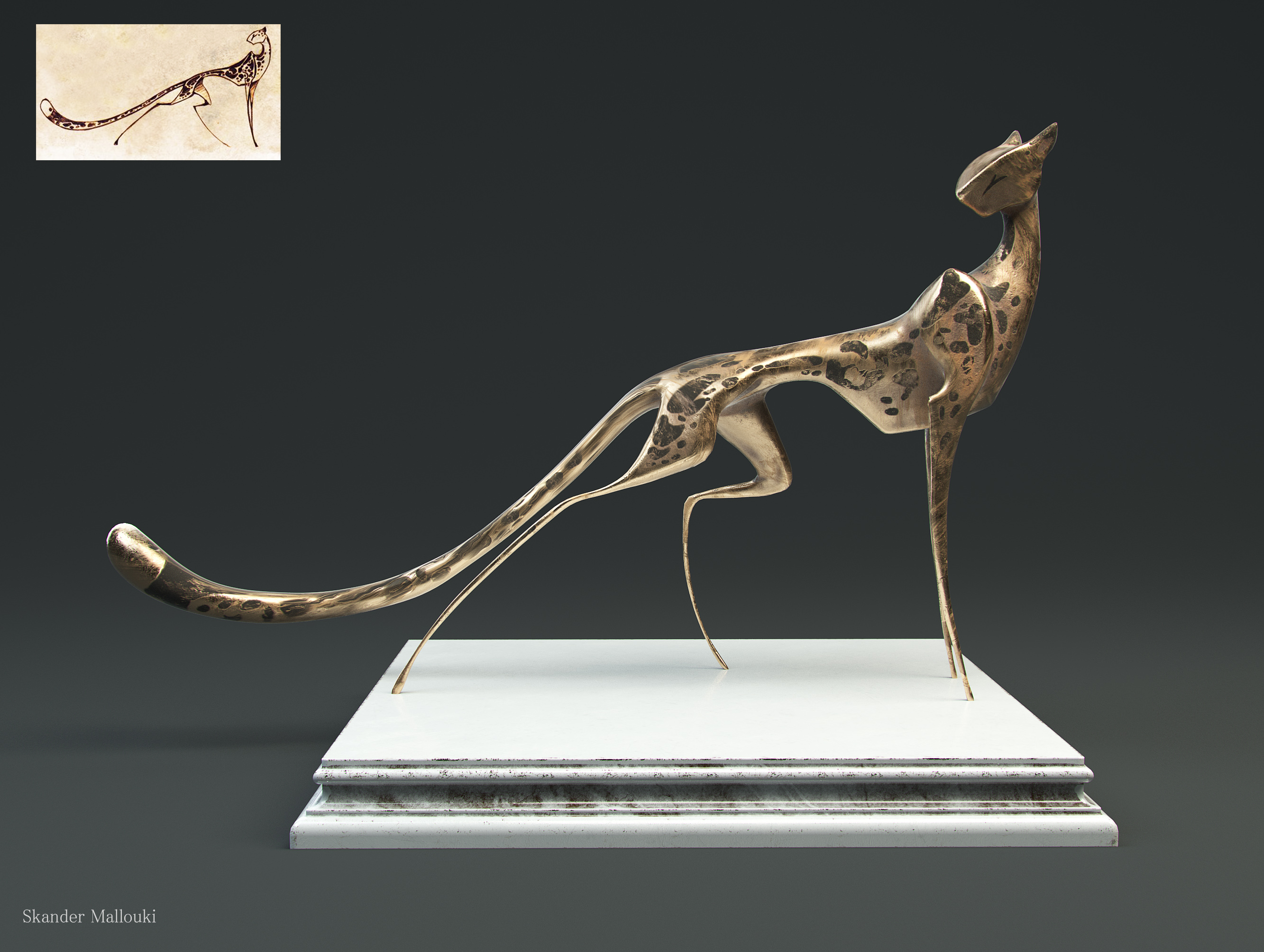 Stylized Cheetah - ZBrushCentral