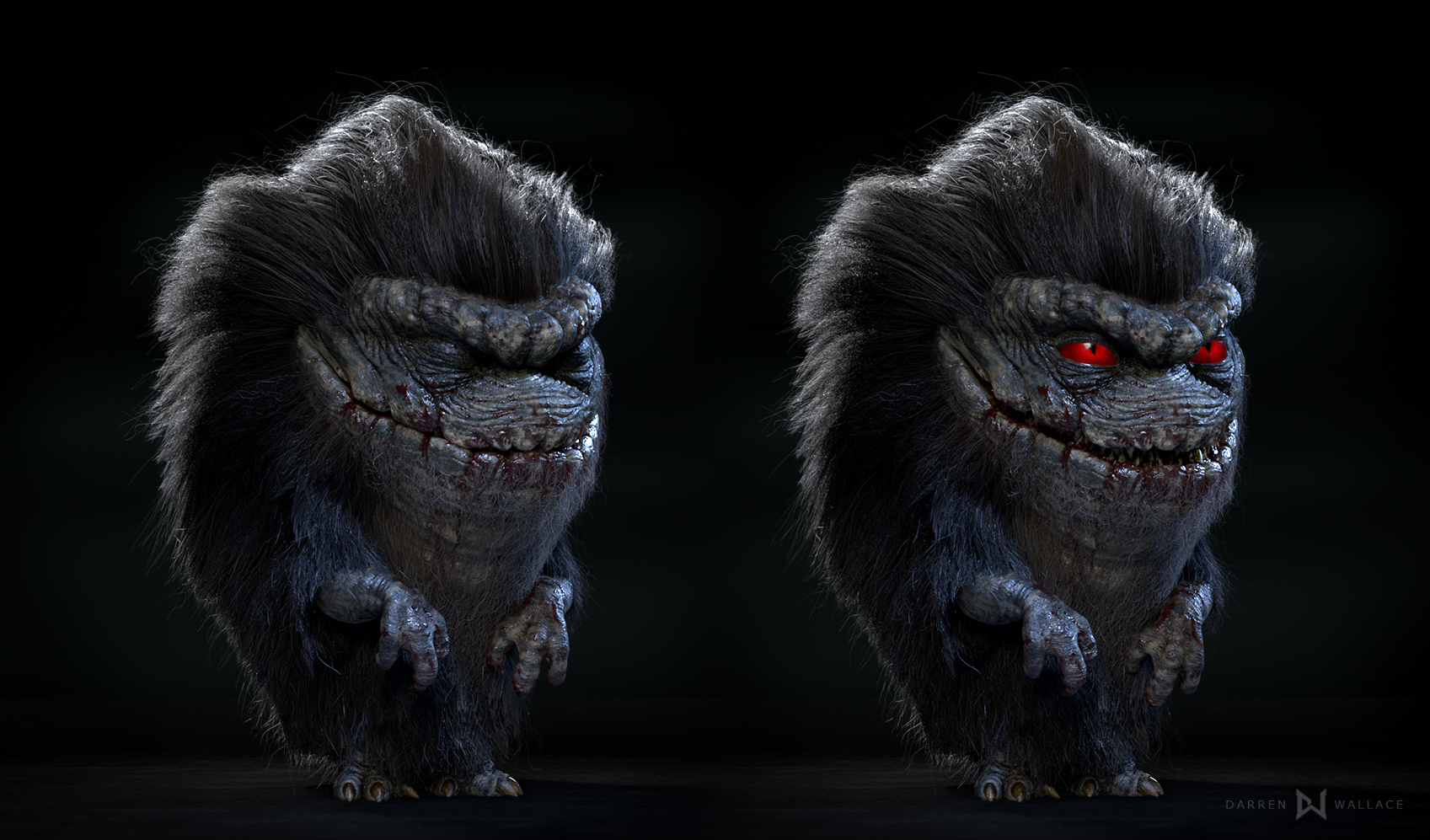 Smiling critters chicken