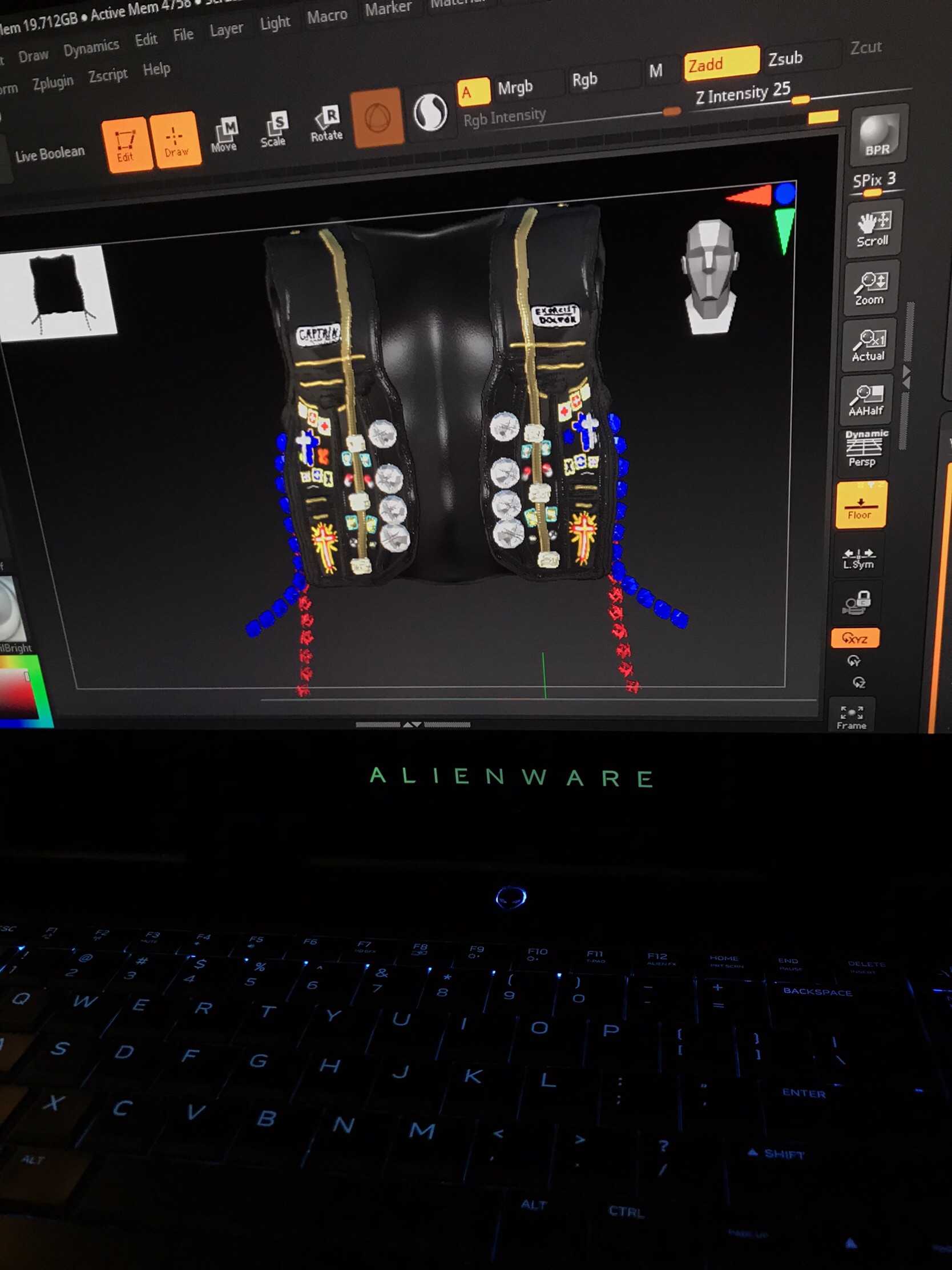 How Do I Retain Fine Detail On Sub Tool When Projecting See Text