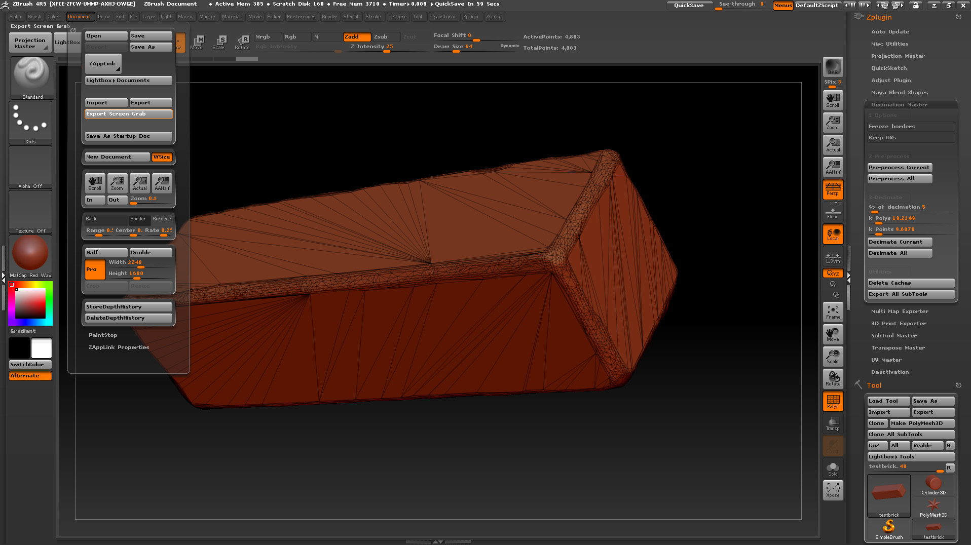 Problems with new Workflow I try to establish - ZBrushCentral
