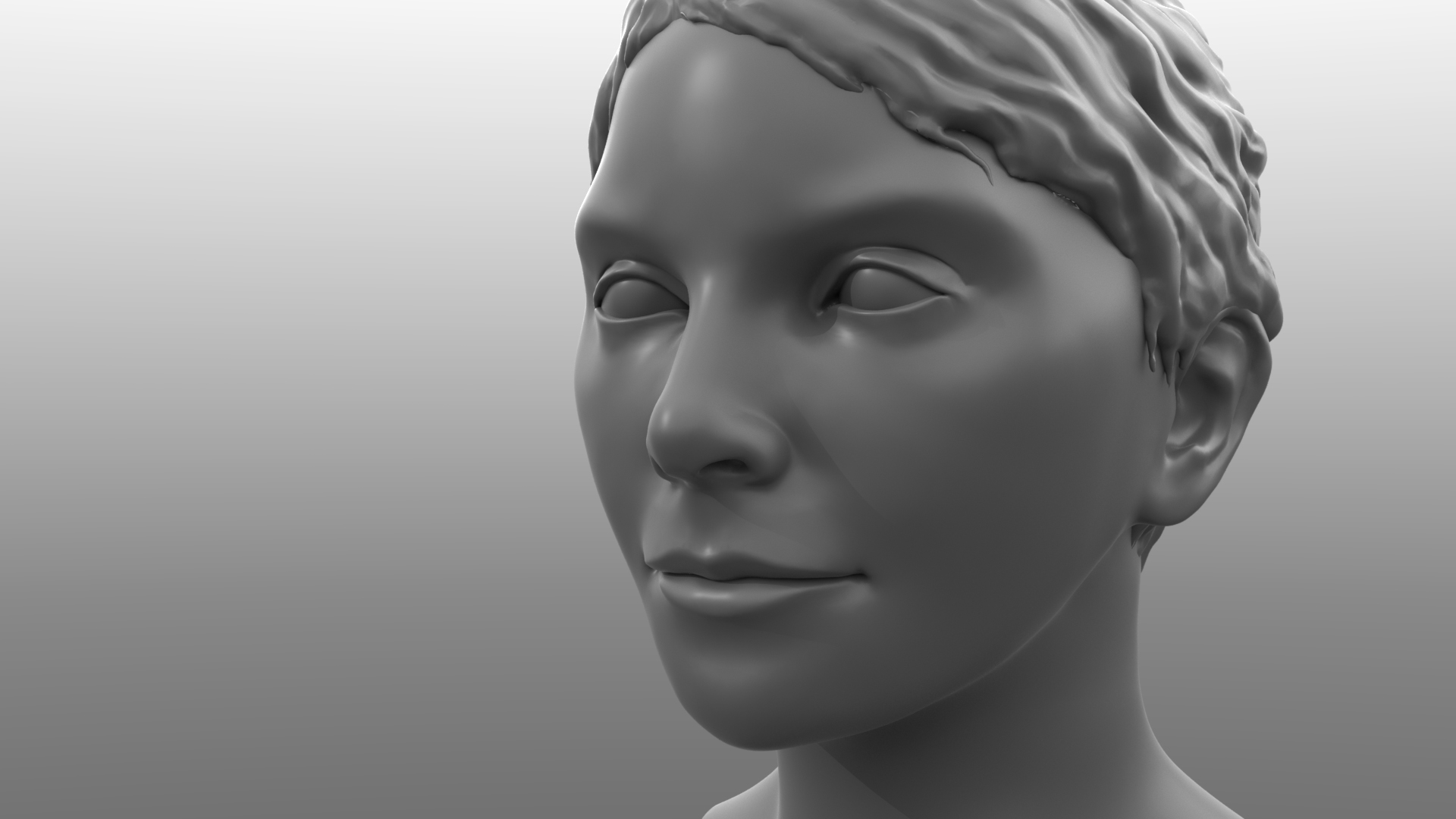 Anatomically perfect 3D scanned anatomy head to help with sculpting ...