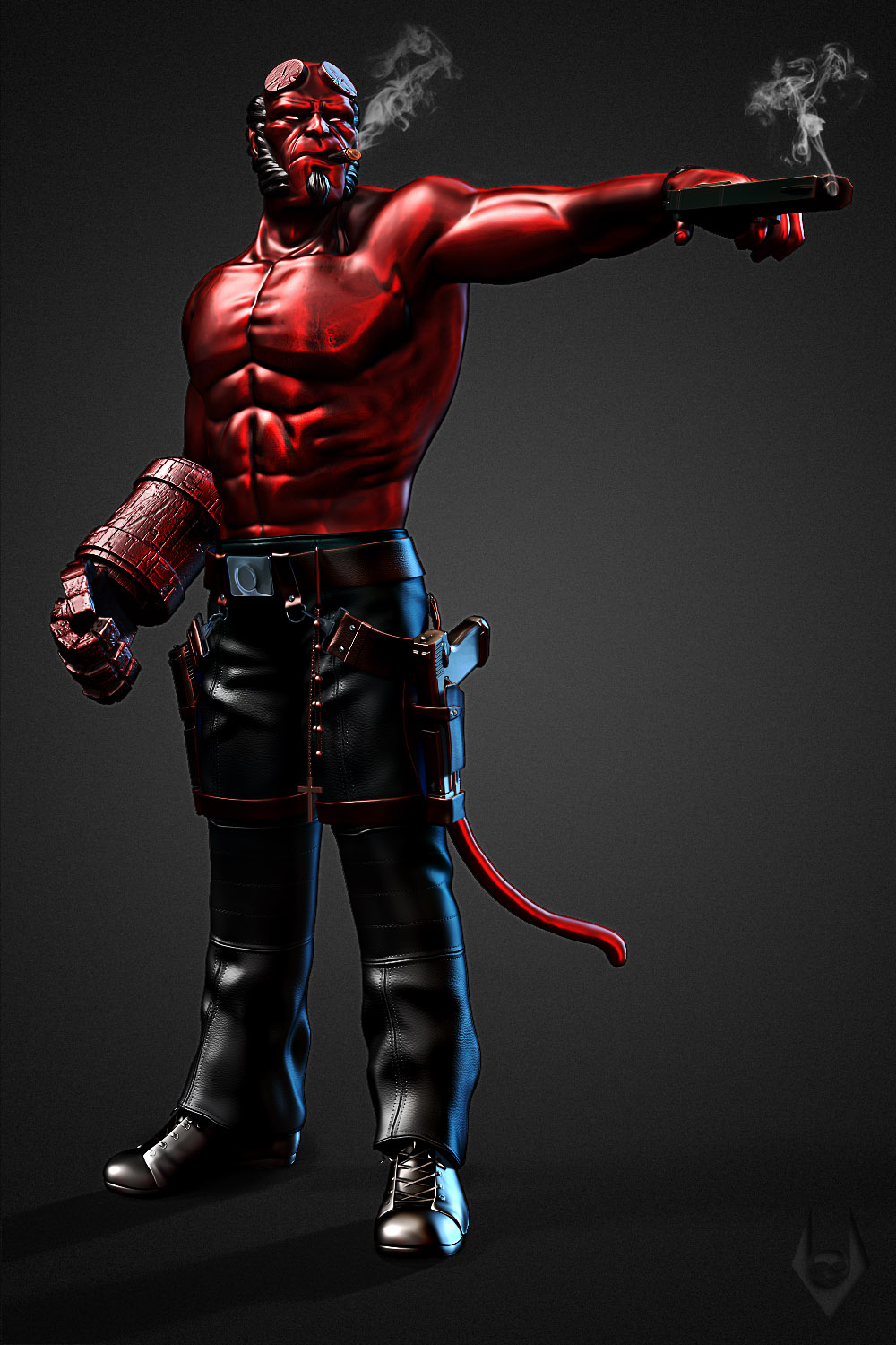 Hellboy Speed Sculpt - ZBrushCentral
