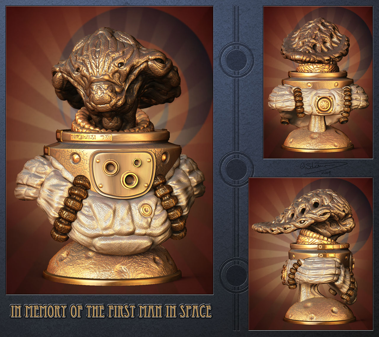 in memory of the first man in space - ZBrushCentral