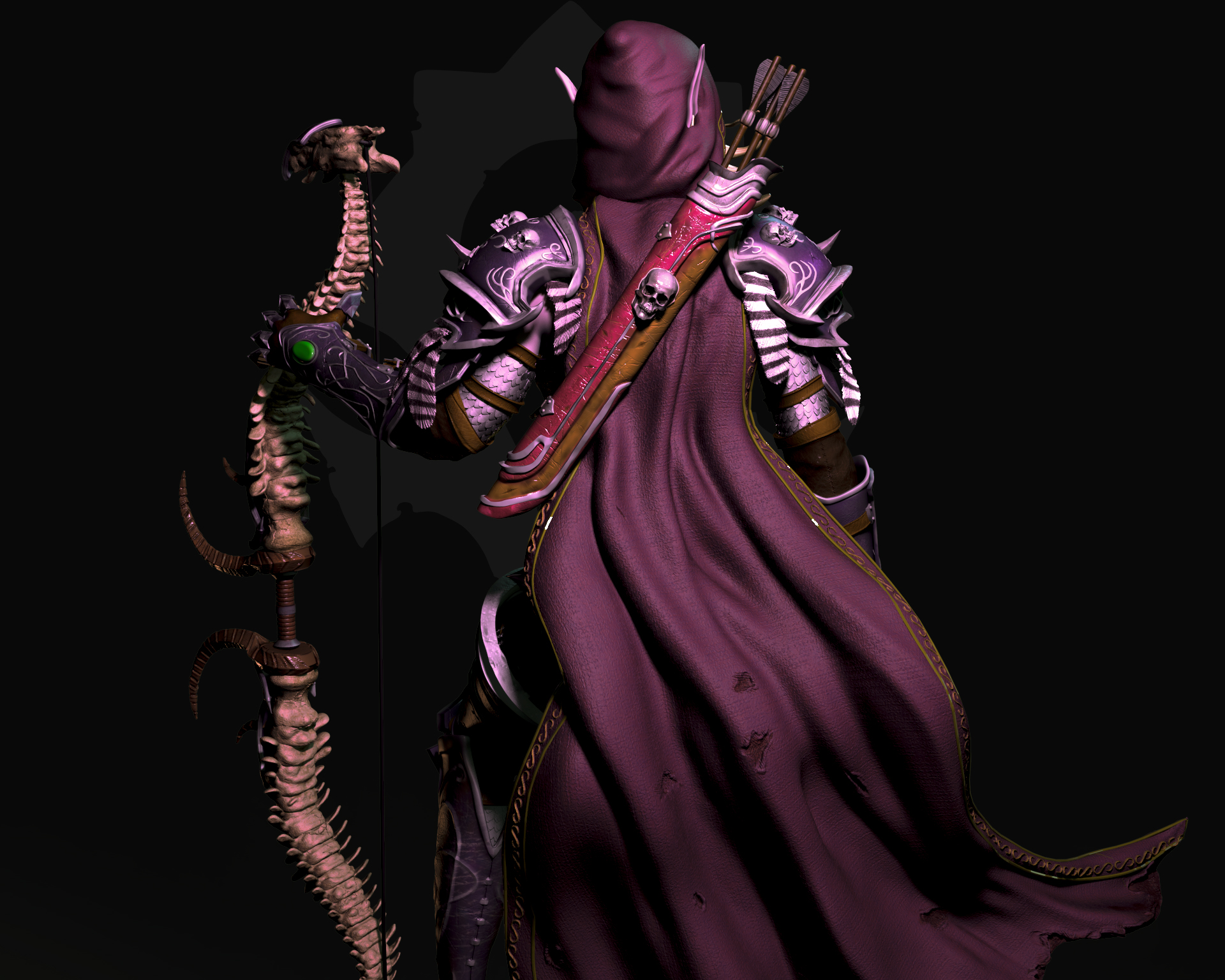 Sylvanas Statue - World of Warcraft - ZBrushCentral