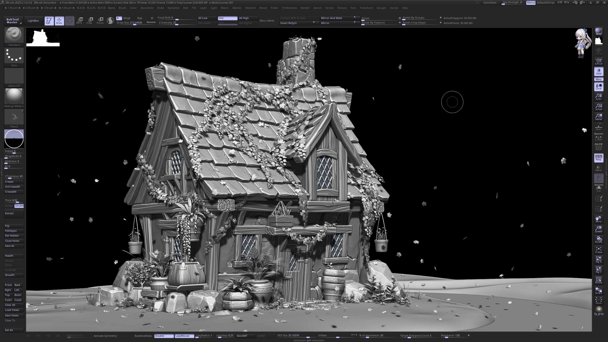 HOUSE 》 - ZBrushCentral