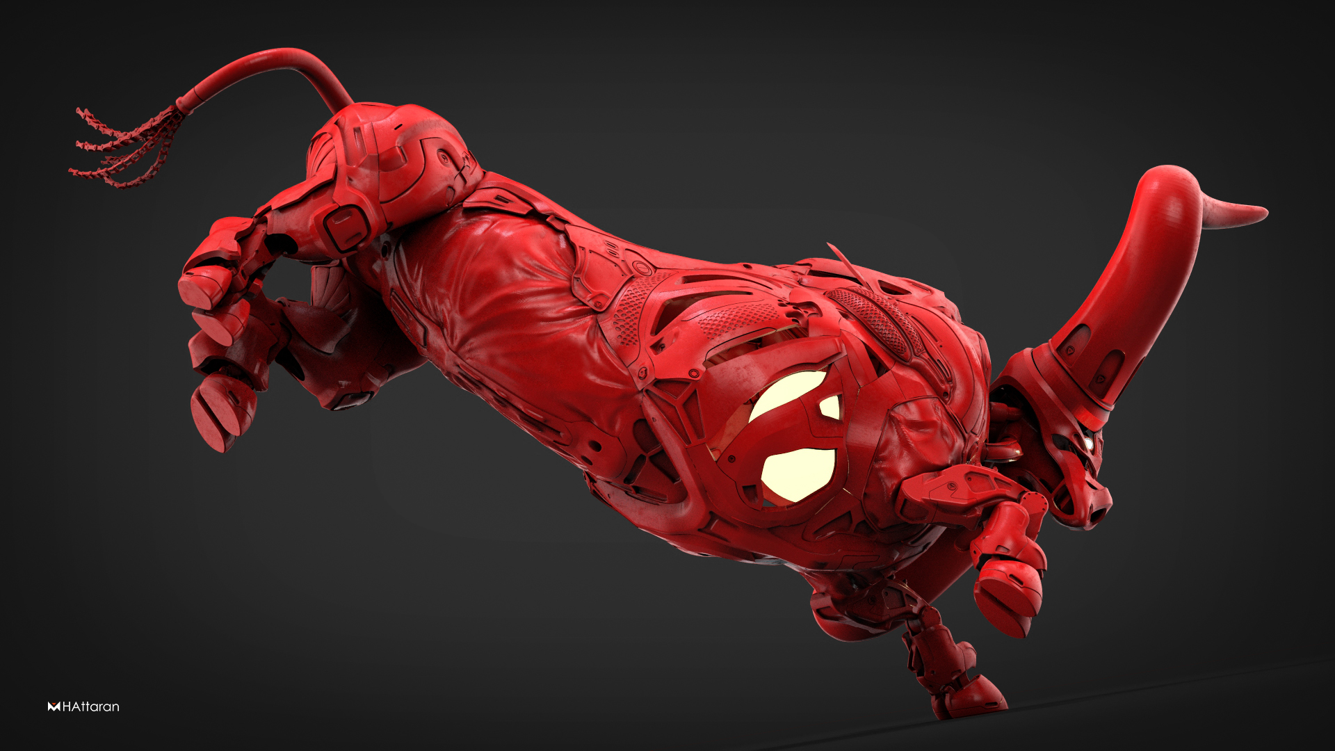 The Robotic Bull - ZBrushCentral