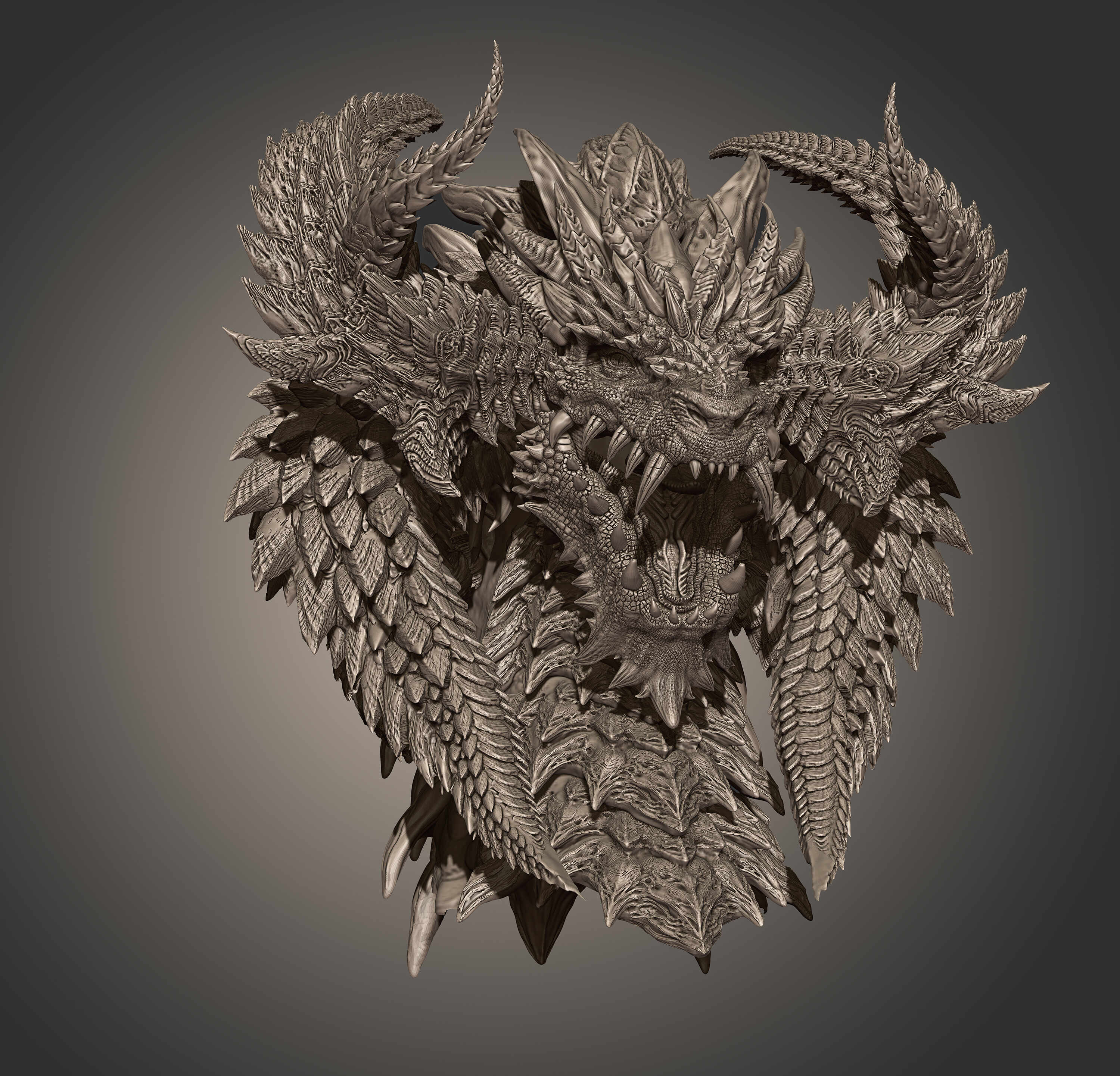 The King of Dragon model and texture - ZBrushCentral