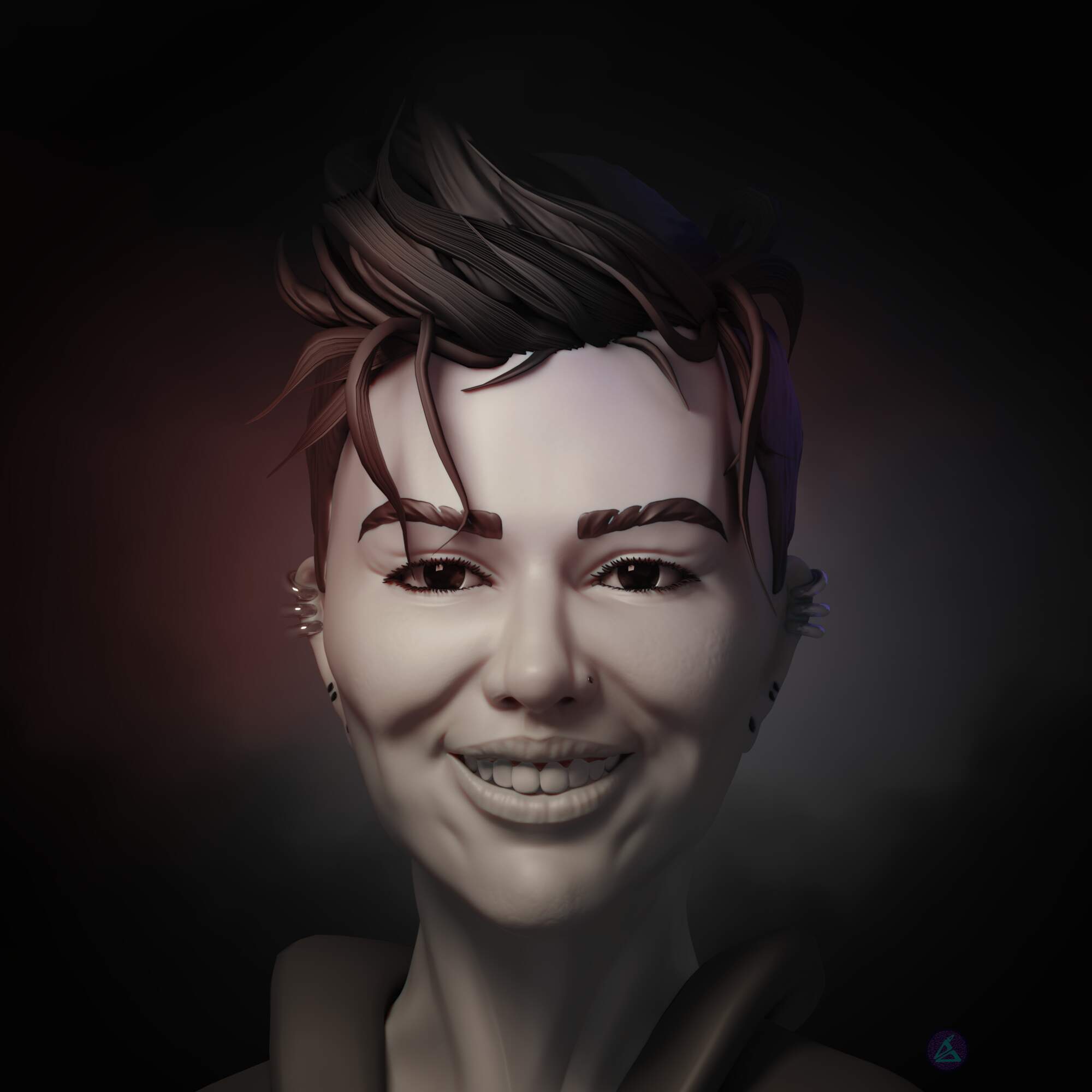 Facial expression sculpting practice - ZBrushCentral Facial expression sculpting practice - ZBrushCentral