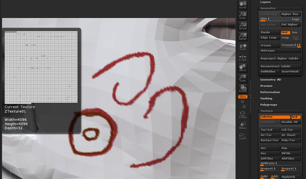 Colors to texture alignment problem. - ZBrushCentral
