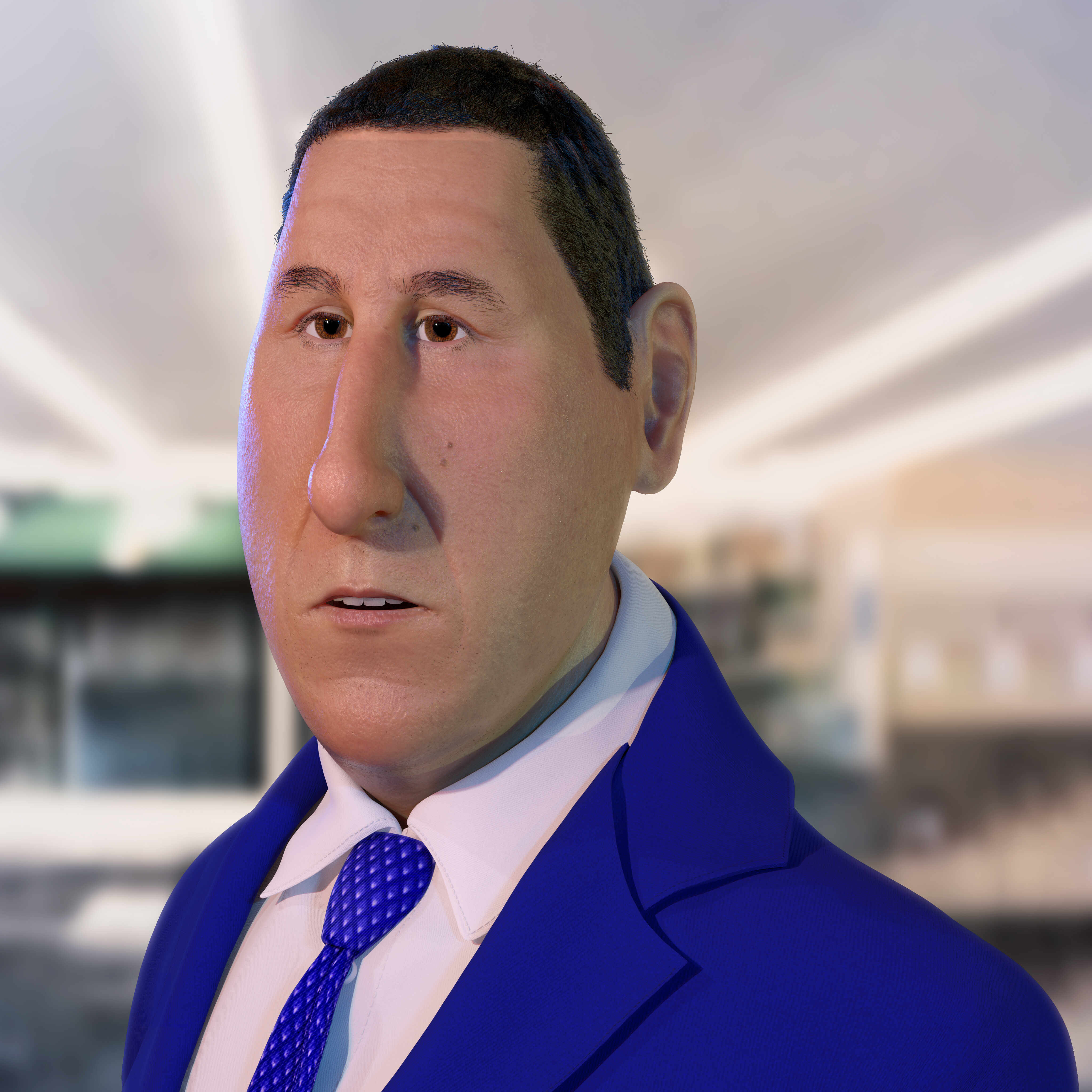 Adam Sandler in Punch-Drunk Love - ZBrushCentral
