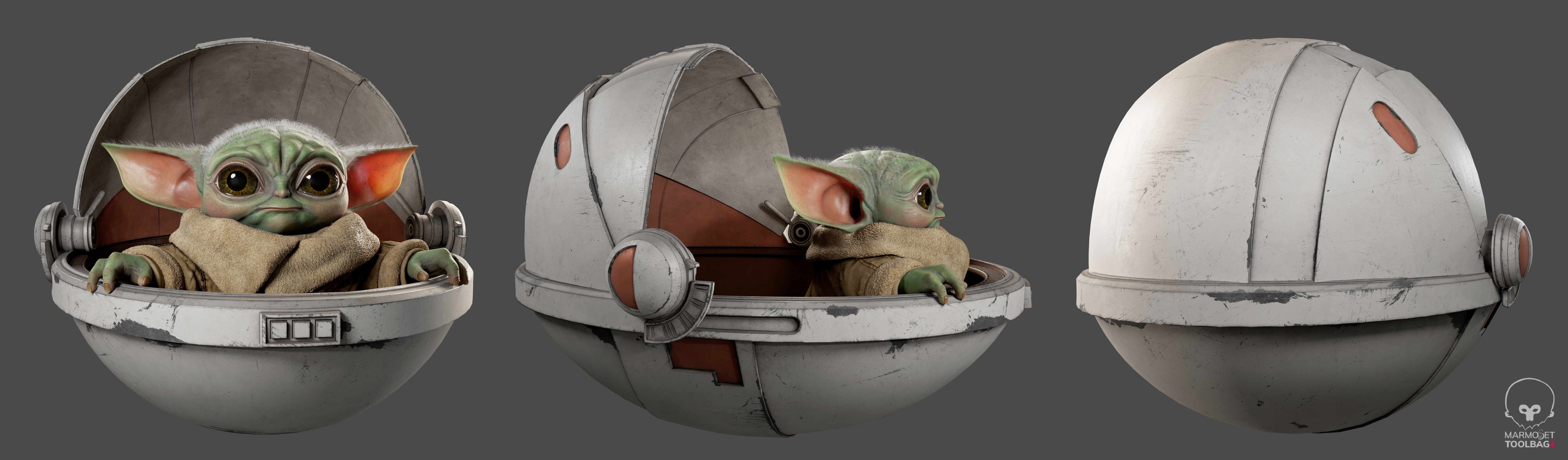 Baby Grogu - ZBrushCentral