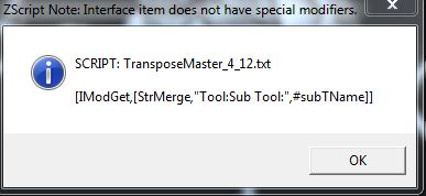 Transpose Master is not working - ZBrushCentral