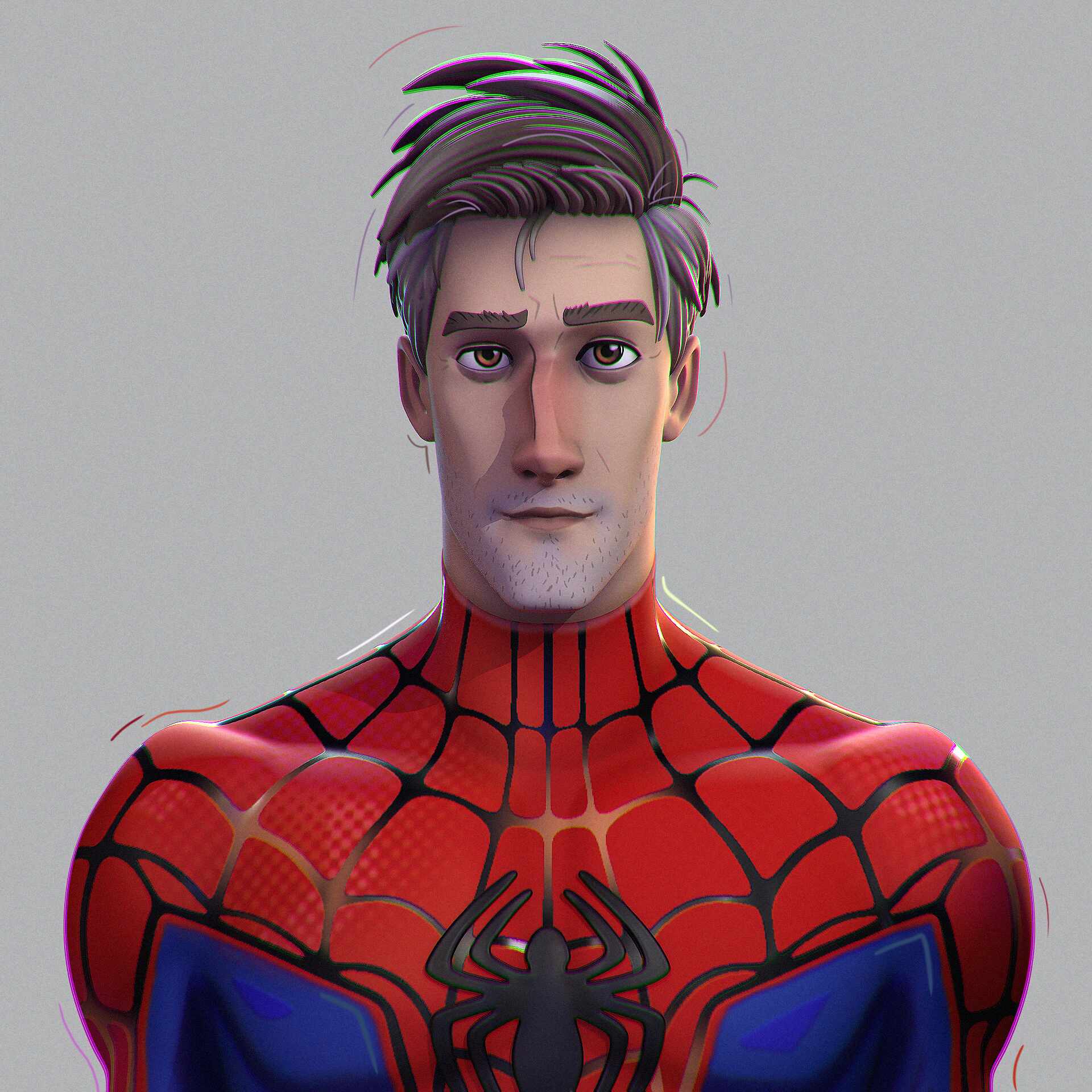 Peter B. Parker - Across The Spiderverse Fanart - Zbrushcentral