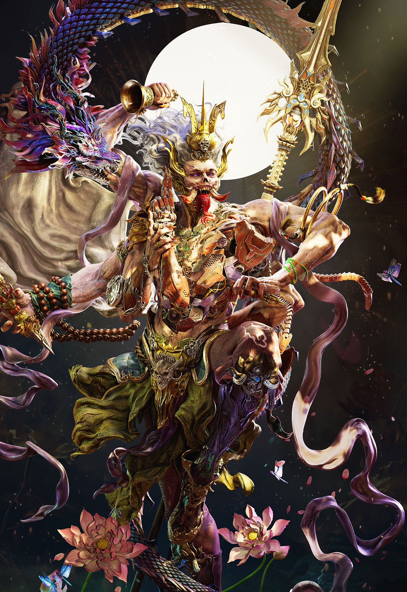 Lotus platform angry appearance - ZBrushCentral