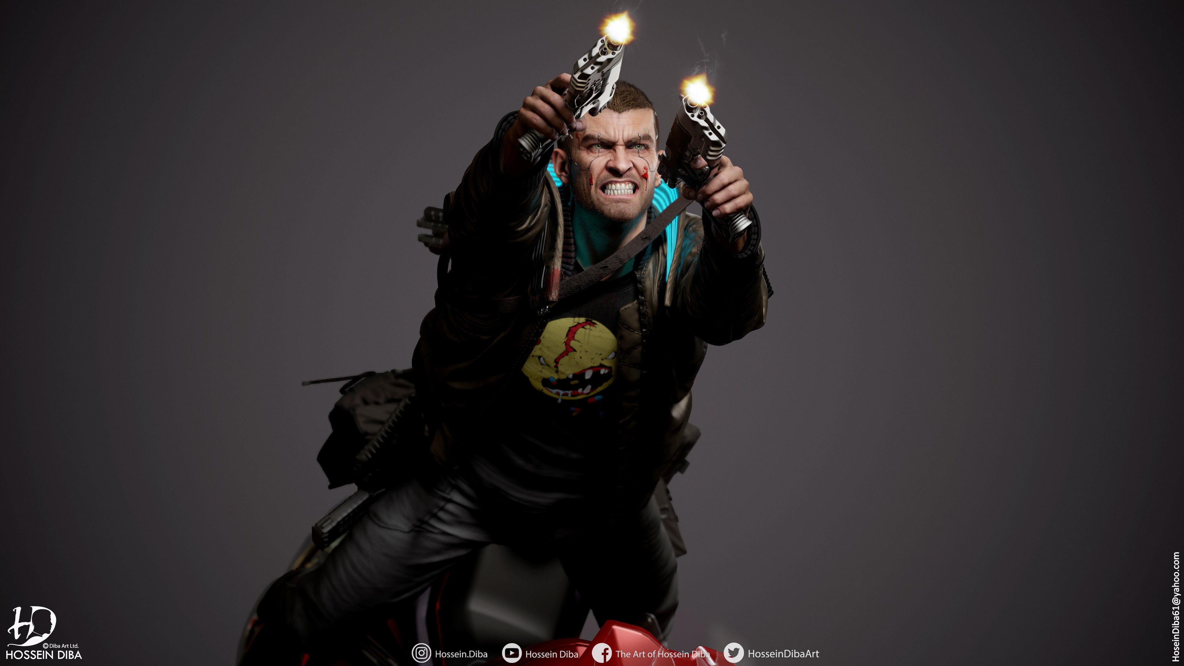 V, Male Protagonist of Cyberpunk 2077 Statue - CD PROJEKT RED ...