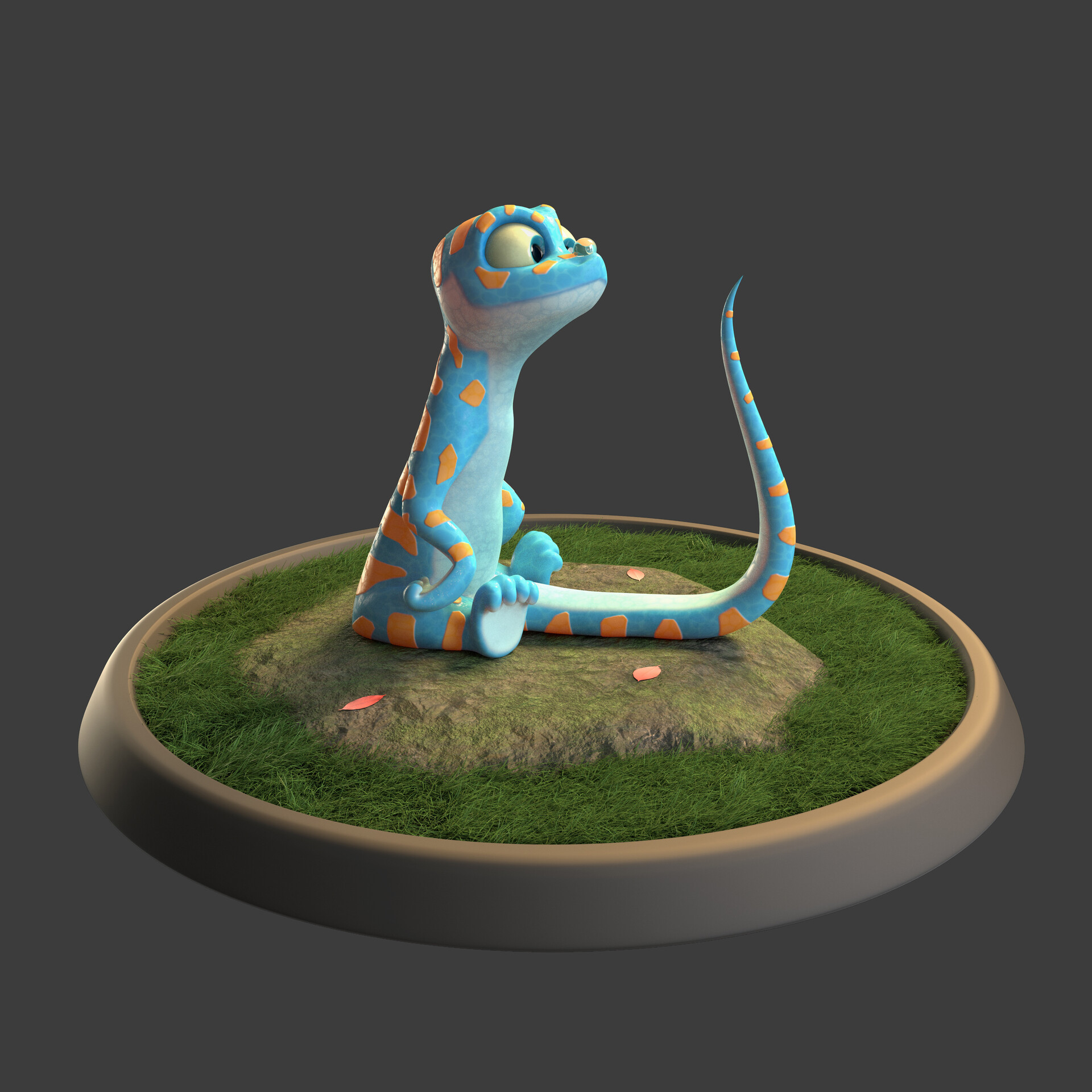 Pixar Newt Concept Art