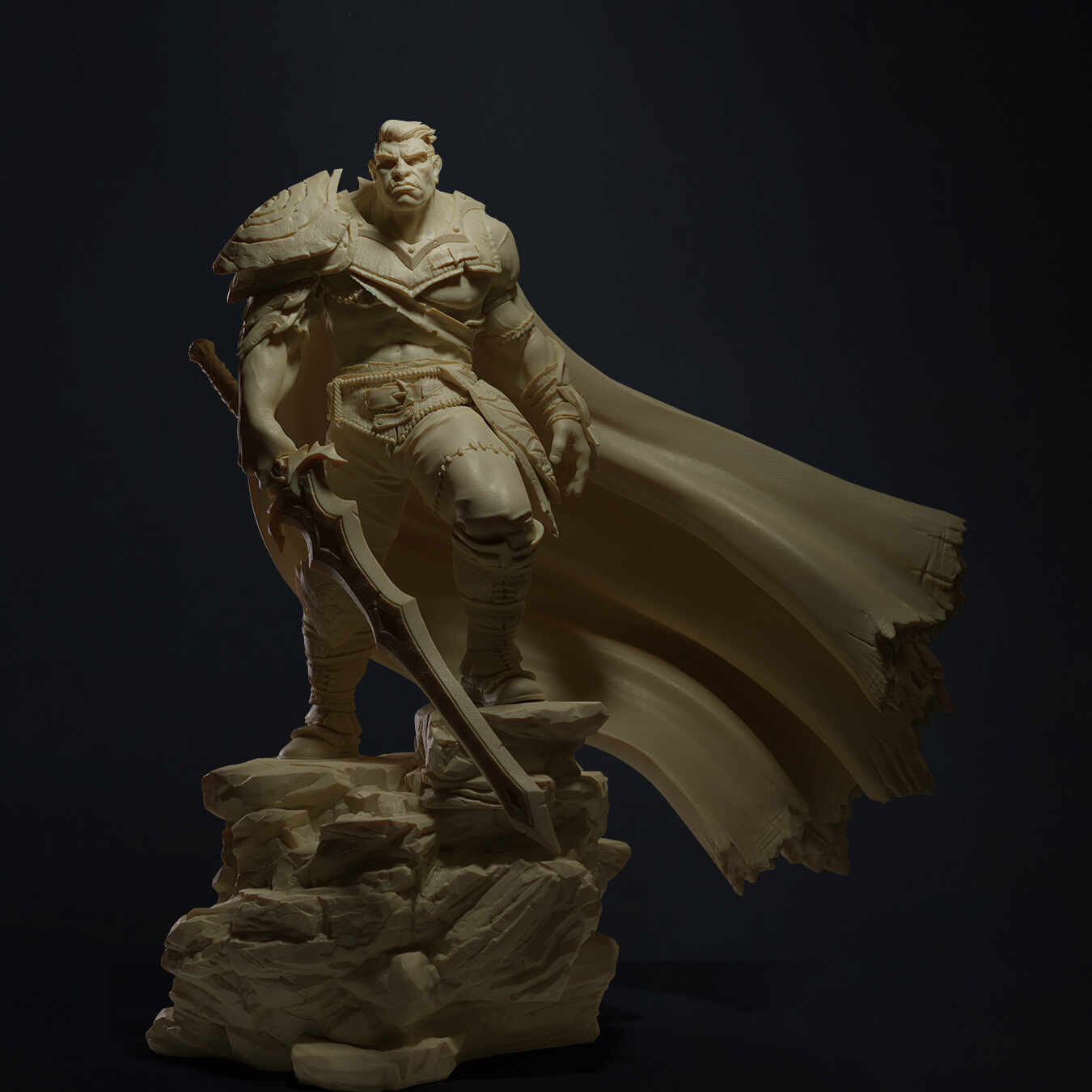 Boroth, the Half Orc! - ZBrushCentral