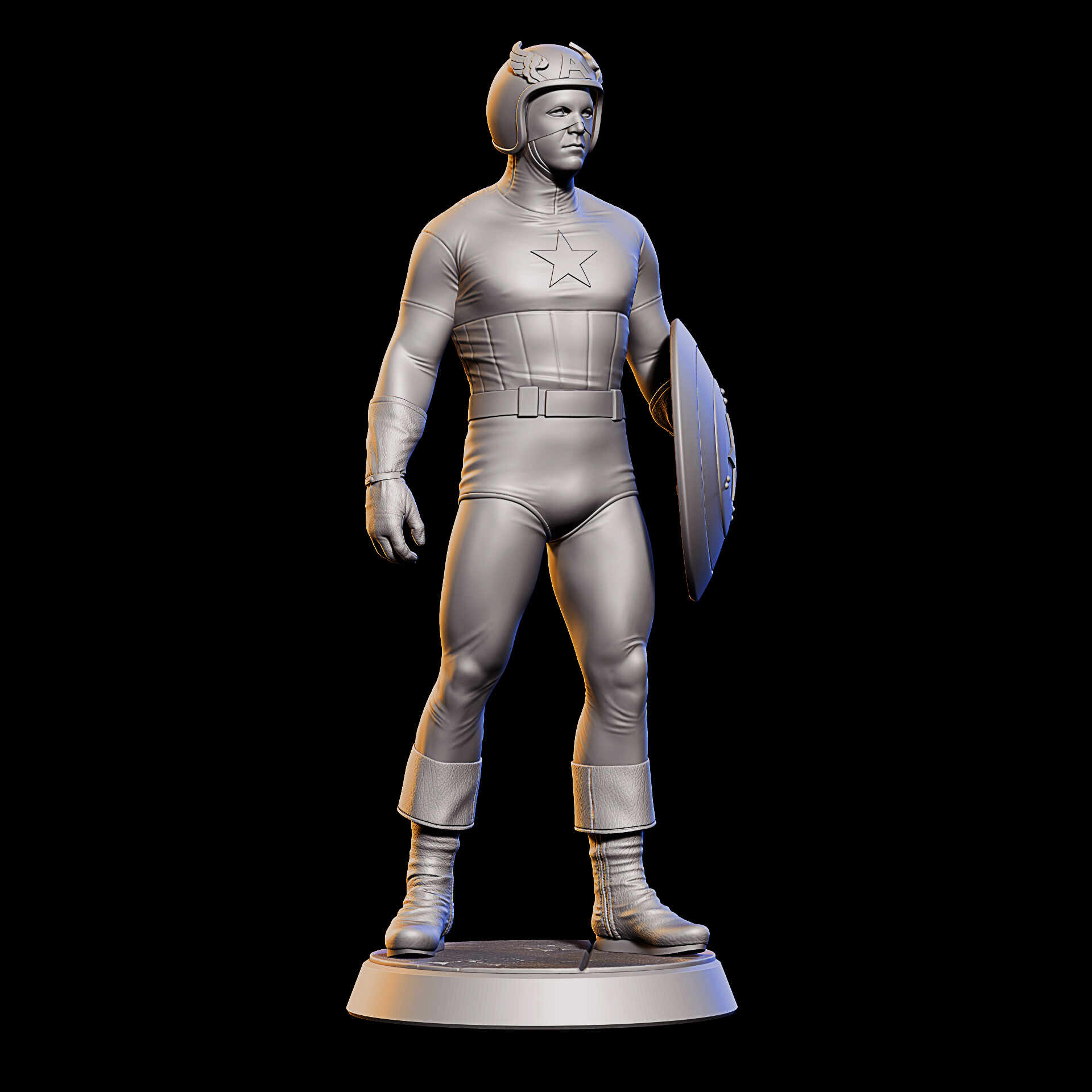 Capitán América - Reb Brown - ZBrushCentral