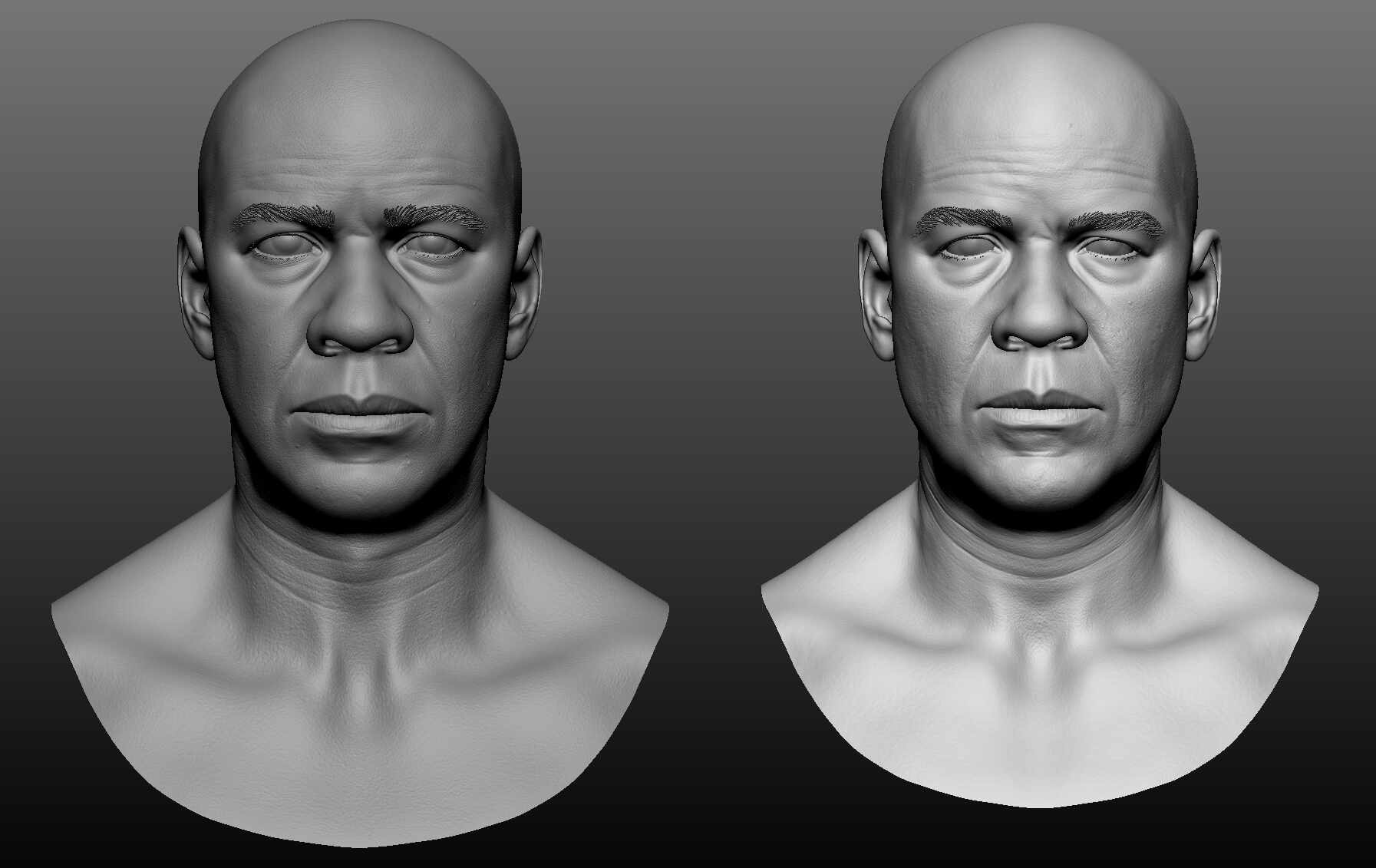Denzel Washington ZBrushCentral