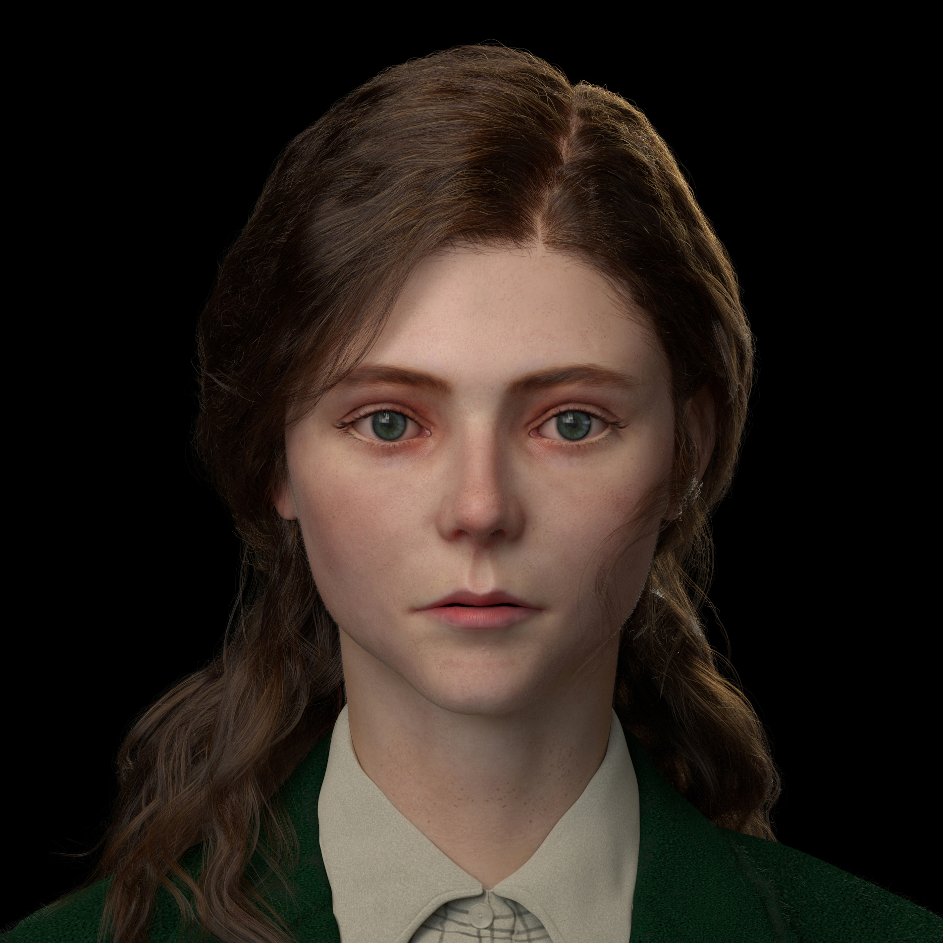 Jojo Rabbit - Thomasin Mckenzie - ZBrushCentral