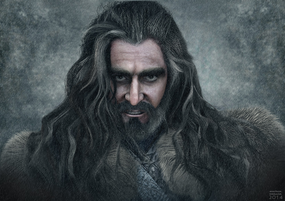 Thorin Oakenshield Plakat Thorin Oakenshield The Hobbit Custom