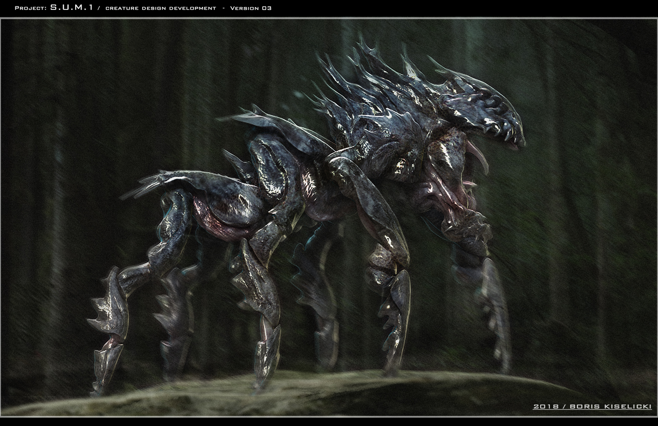 S.U.M.1 Creature design - ZBrushCentral