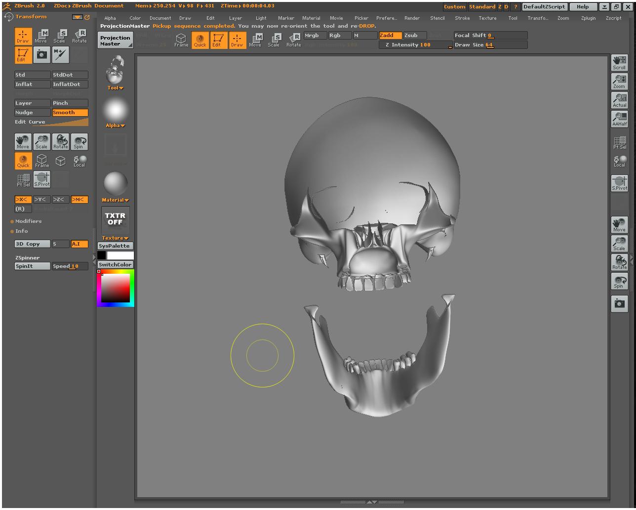 Projection Master Problem - ZBrushCentral