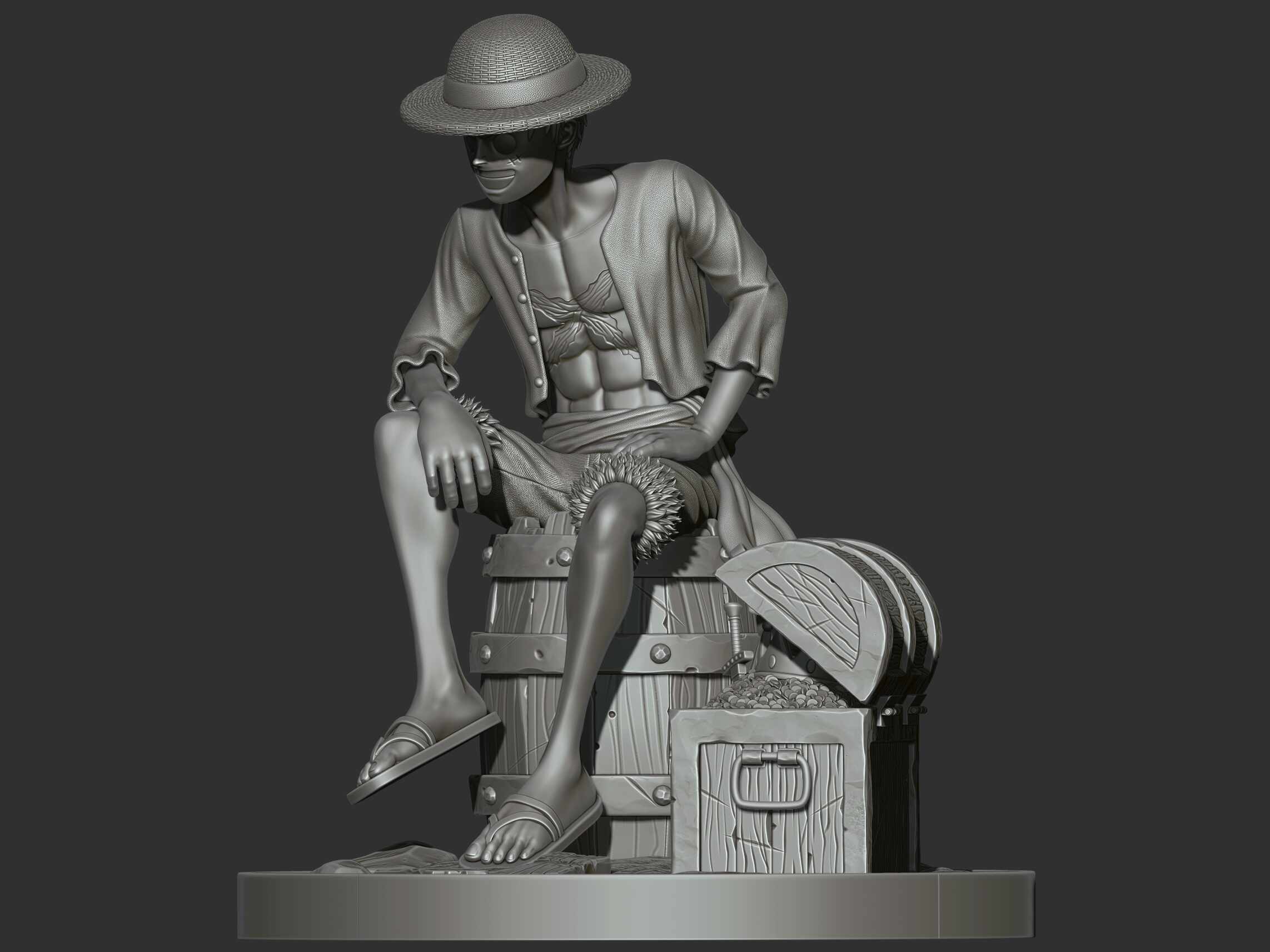 Luffy (One Piece) - ZBrushCentral