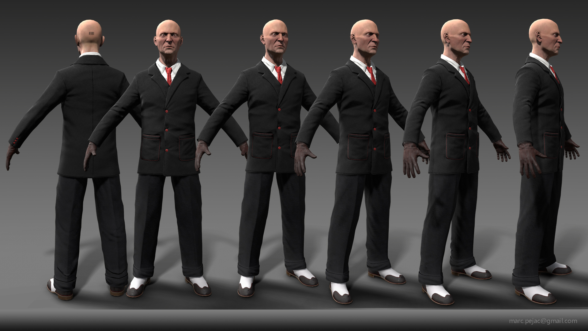 Sculpt Retro Hitman - ZBrushCentral