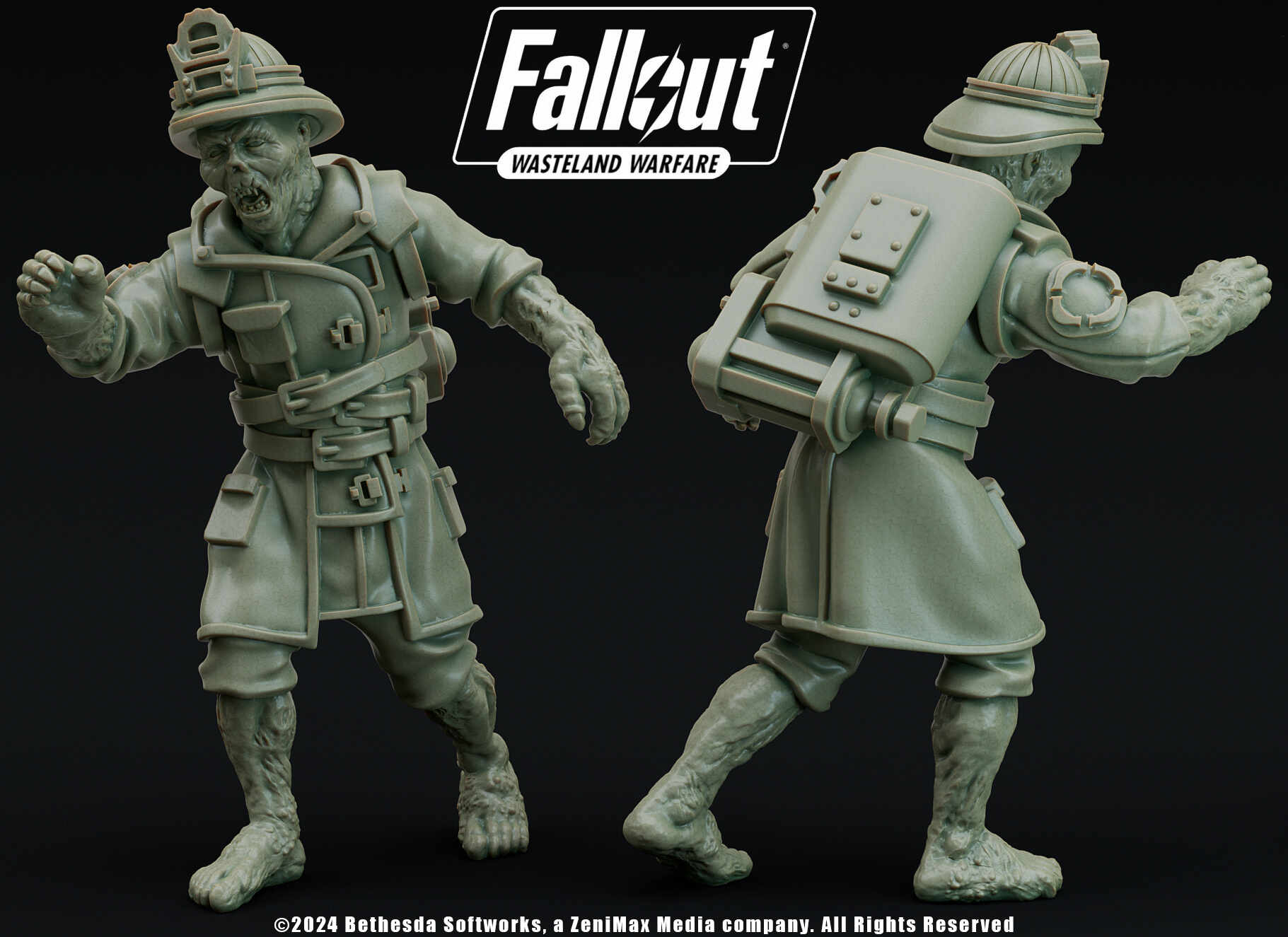Fallout - Wasteland Warfare Ghouls 32mm - ZBrushCentral