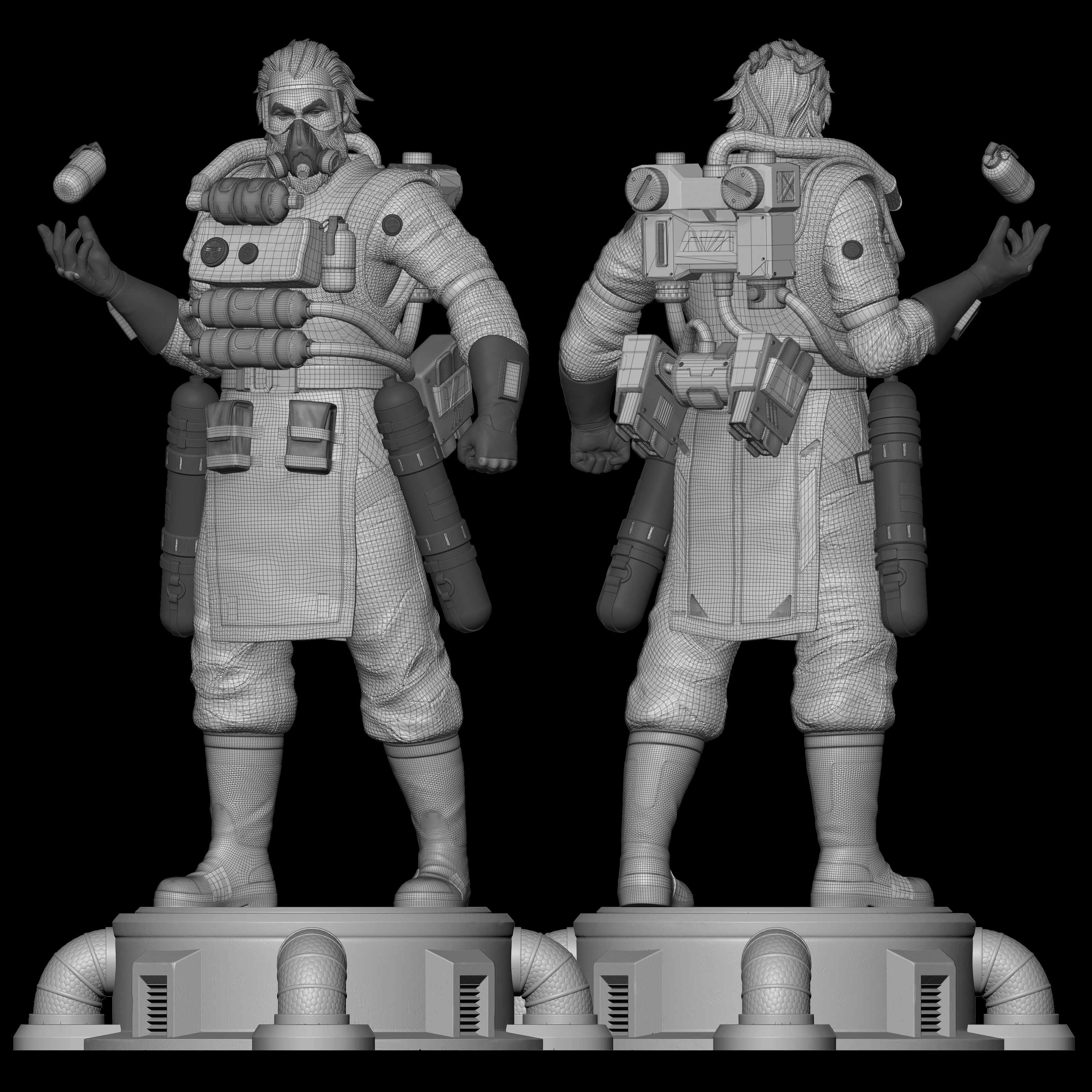 Caustic - Apex Legends - ZBrushCentral