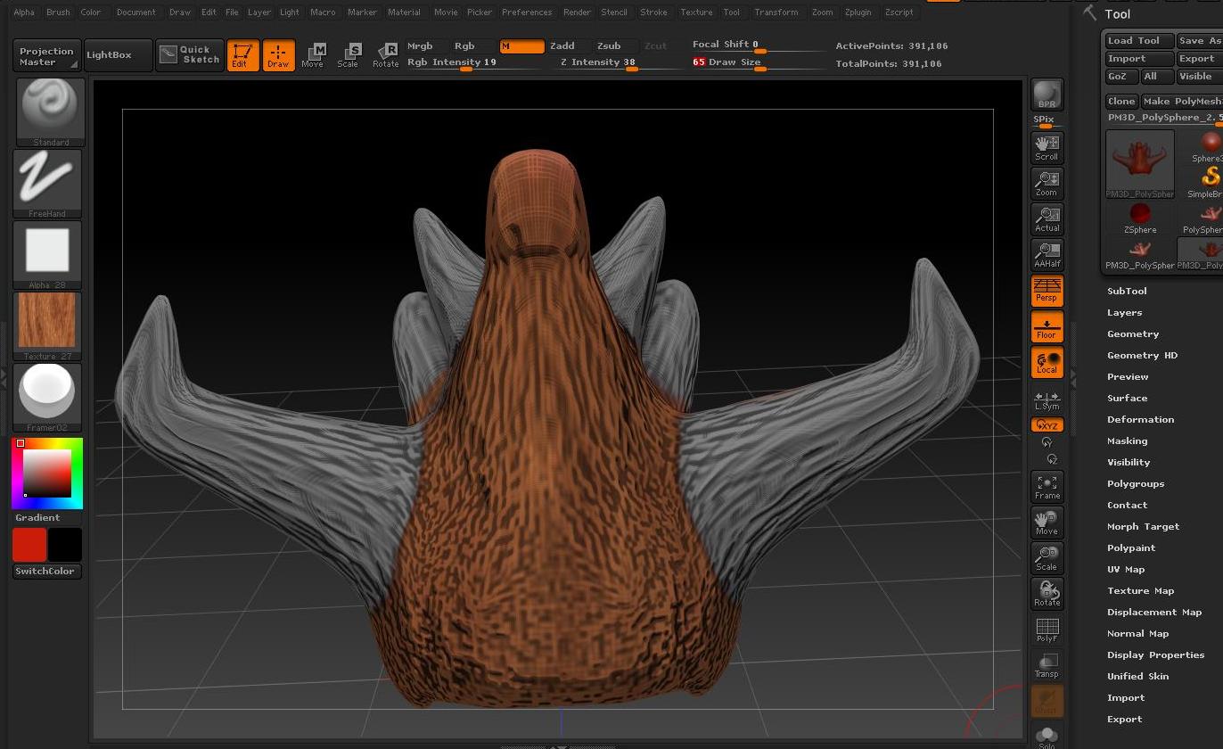 Export whole model texture - ZBrushCentral