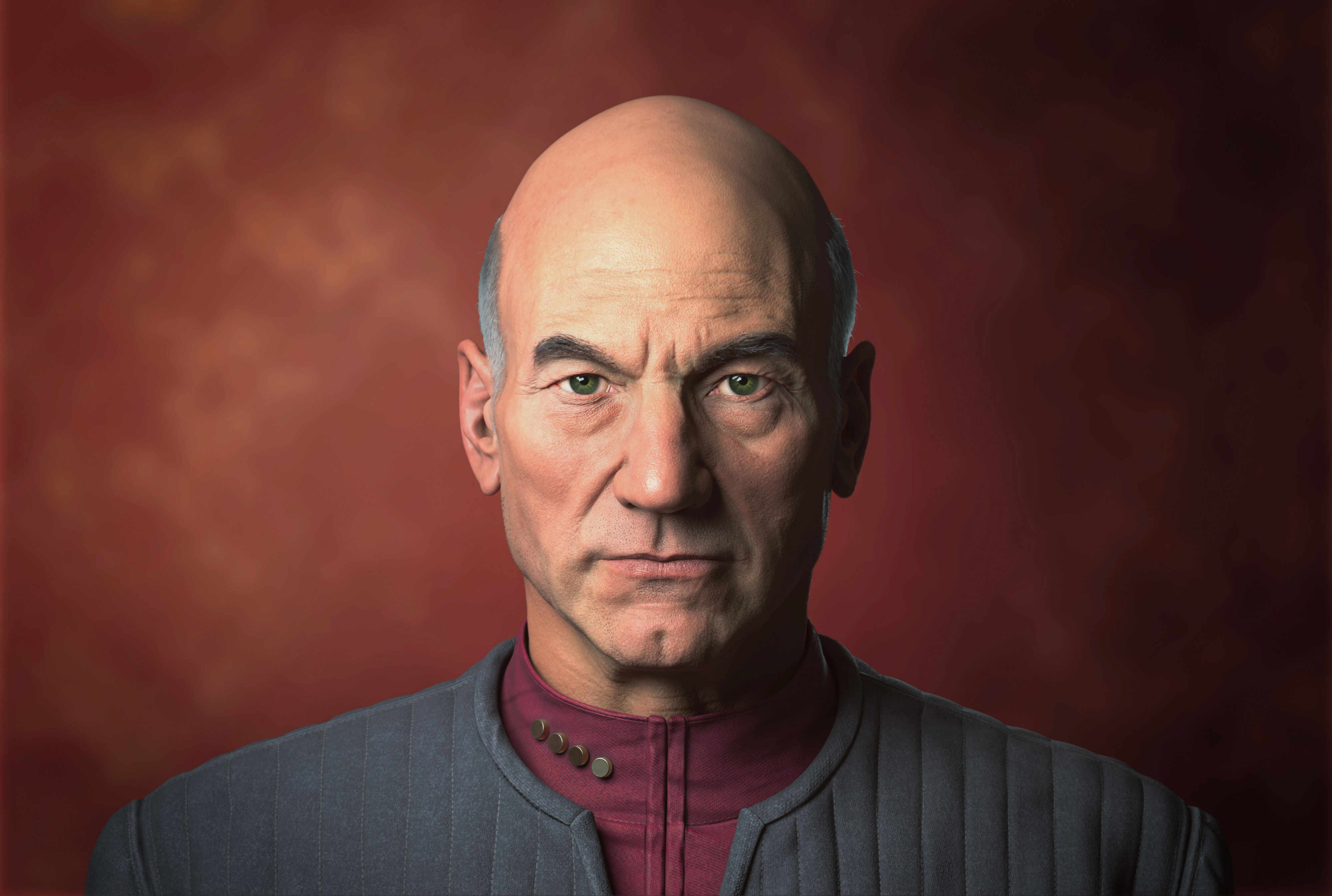 Captain Picard - ZBrushCentral