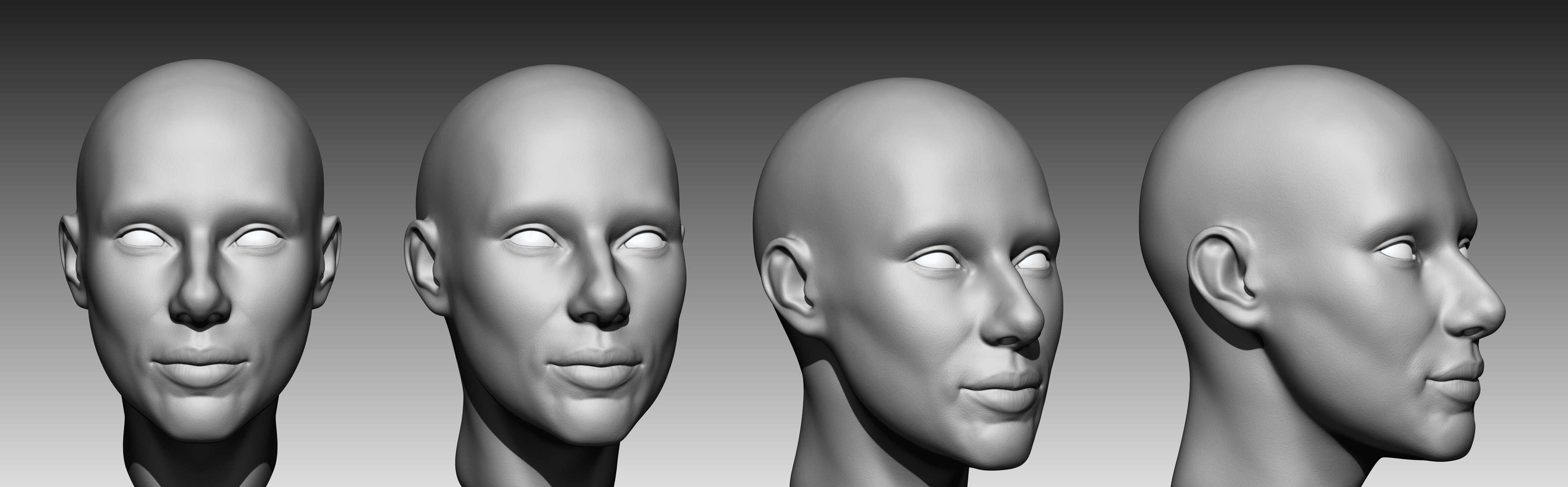 Head/Face study - ZBrushCentral